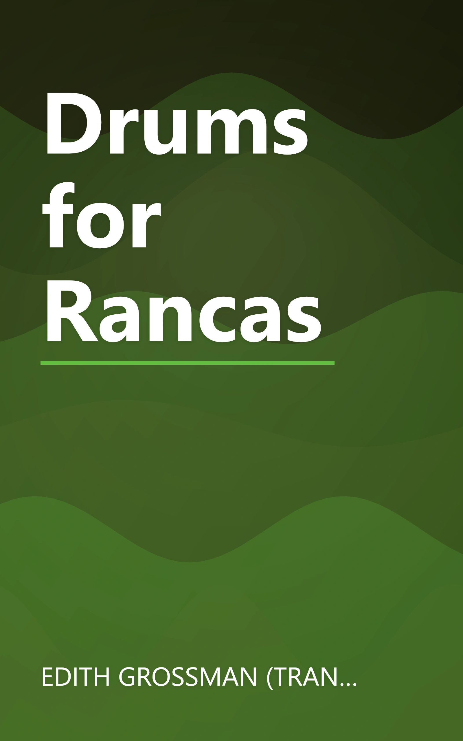 Drums for Rancas book cover