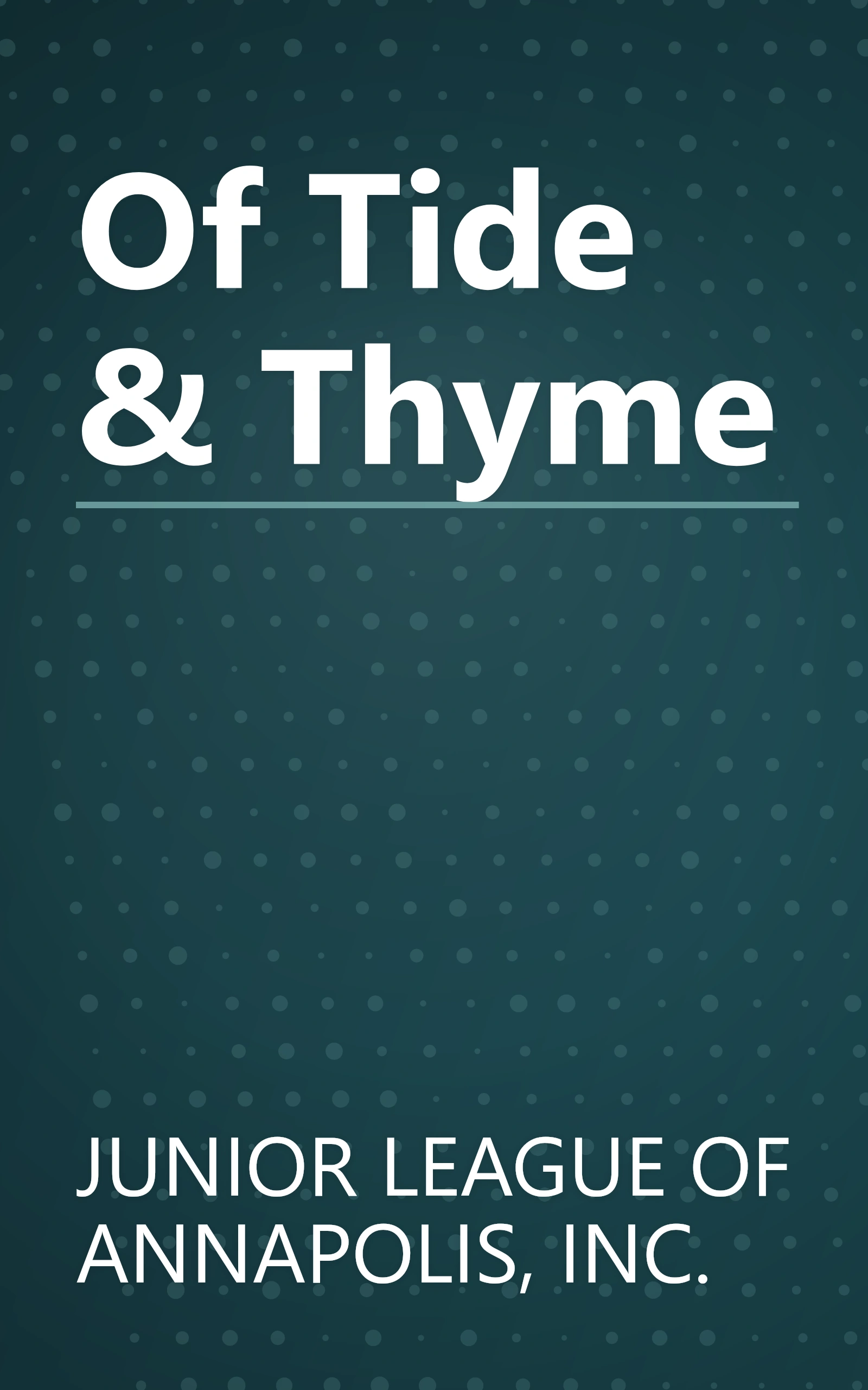 Of Tide & Thyme book cover
