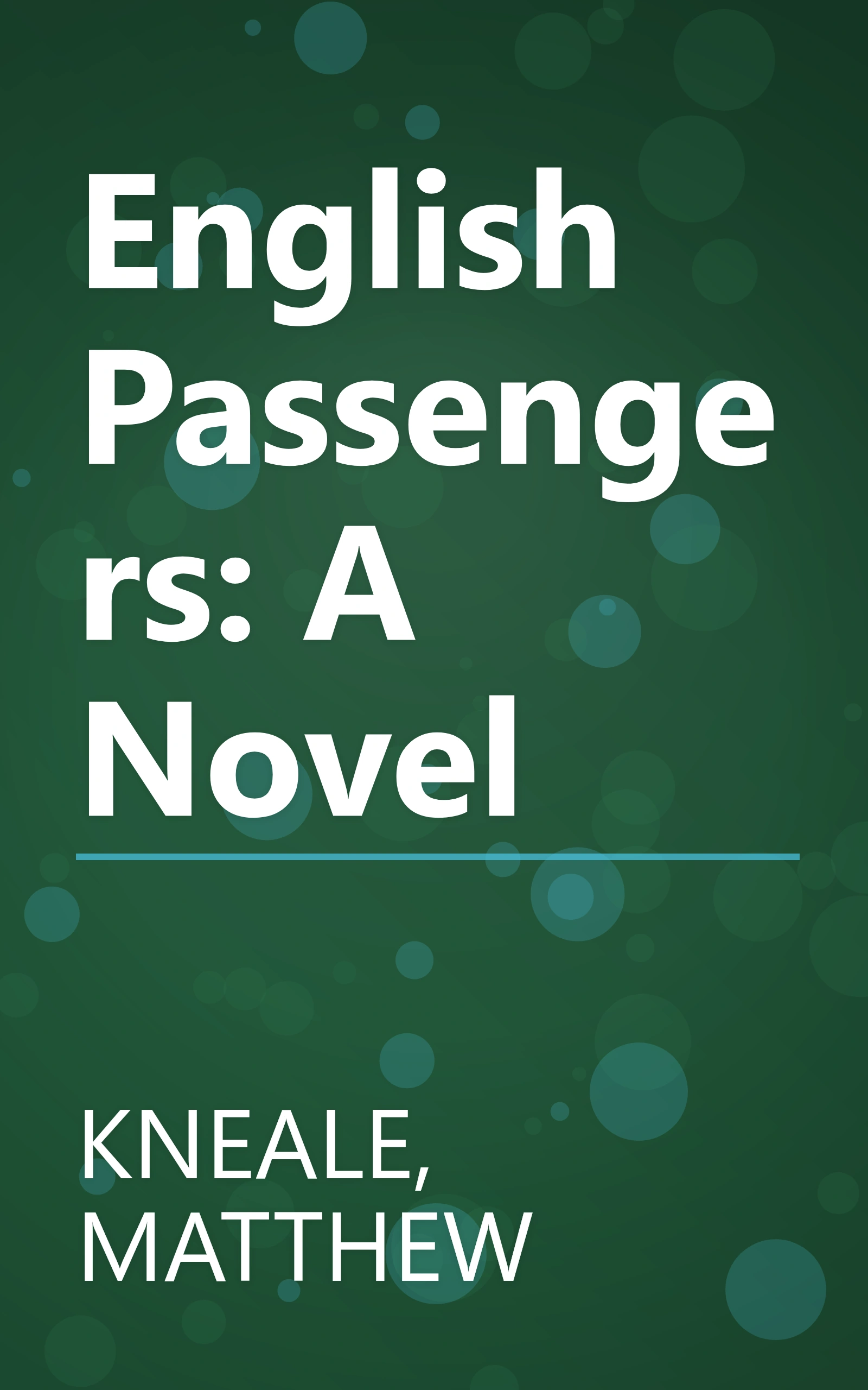 English Passengers: A Novel book cover