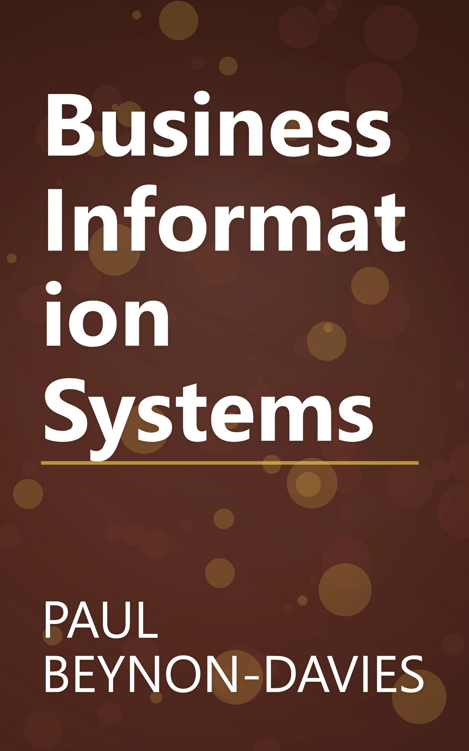 Business Information Systems book cover