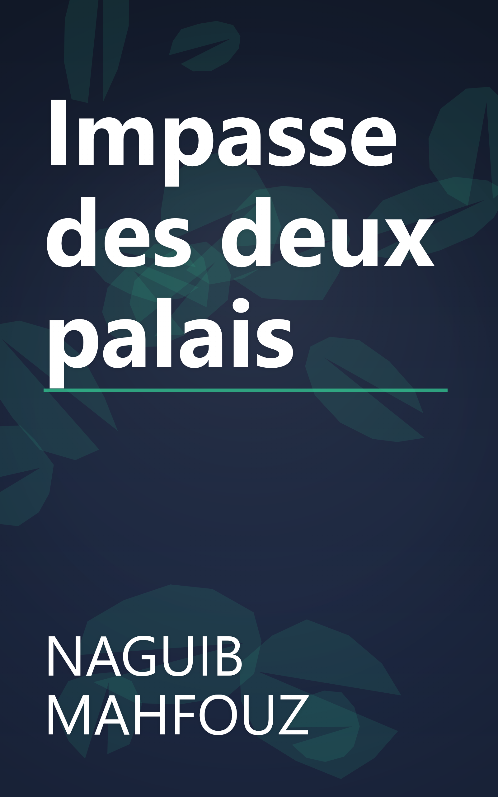 Impasse des deux palais book cover