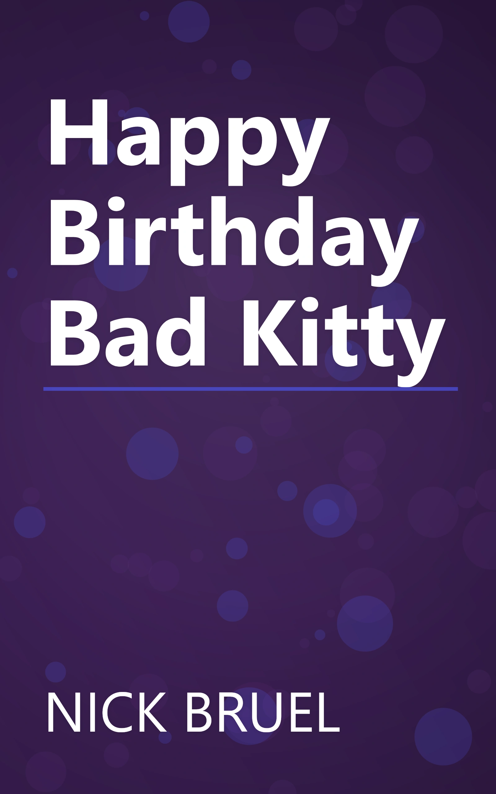 Happy Birthday Bad Kitty book cover