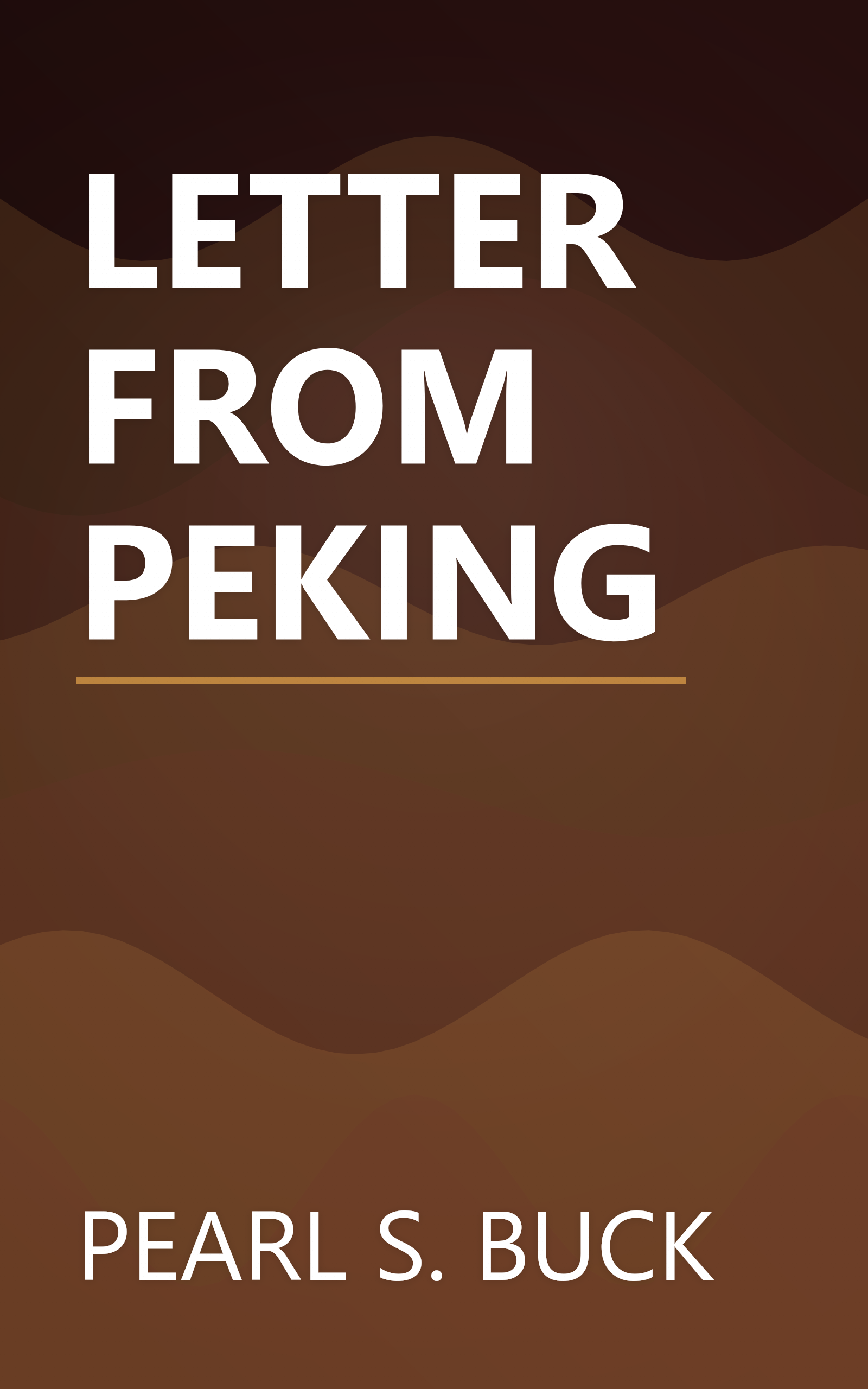 LETTER FROM PEKING book cover
