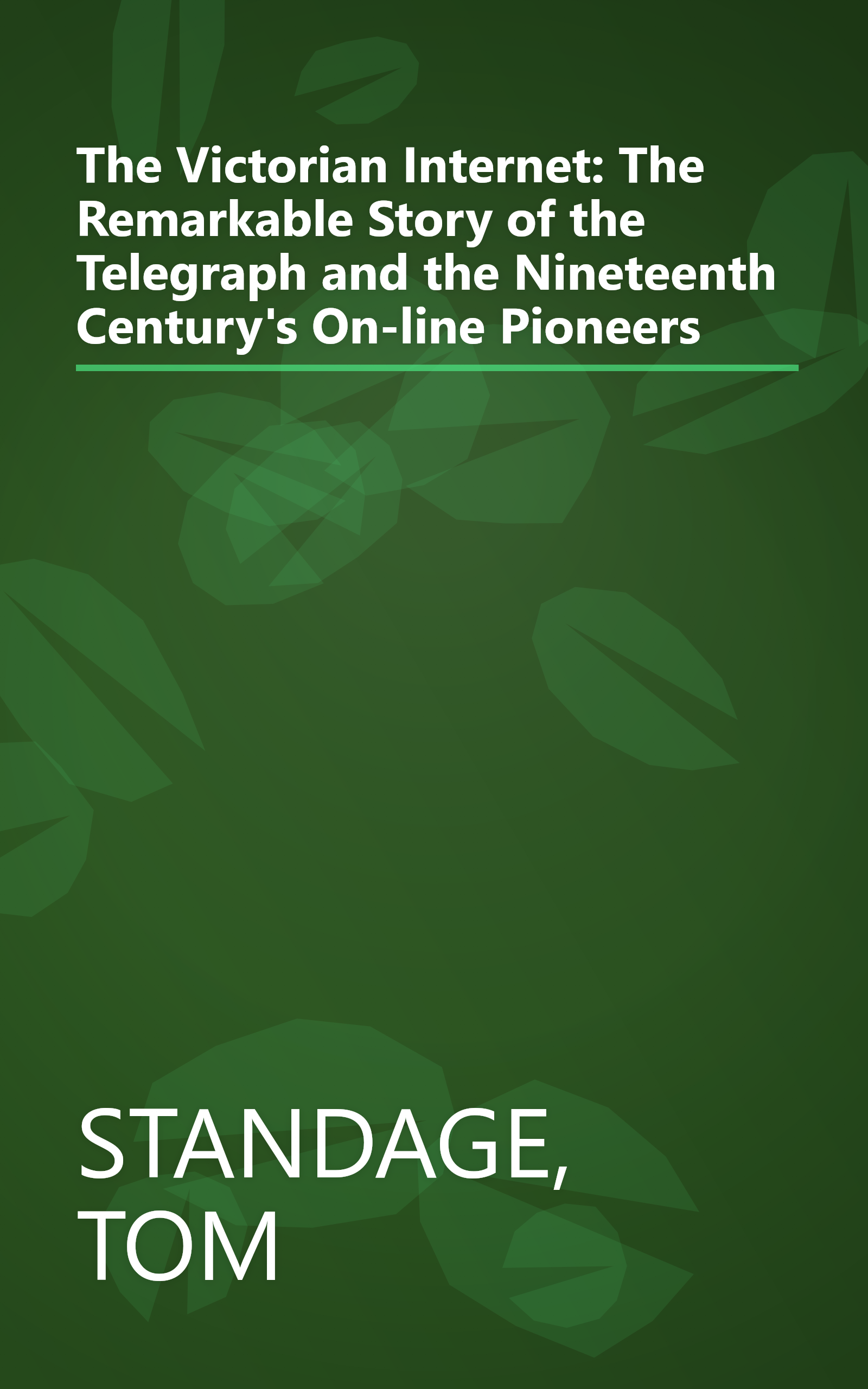 The Victorian Internet: The Remarkable Story of the Telegraph and the Nineteenth Century's On-line Pioneers book cover
