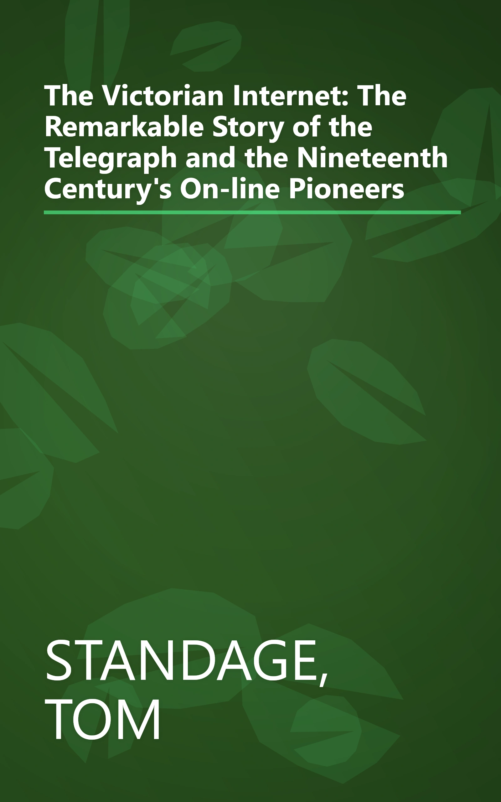 The Victorian Internet: The Remarkable Story of the Telegraph and the Nineteenth Century's On-line Pioneers book cover