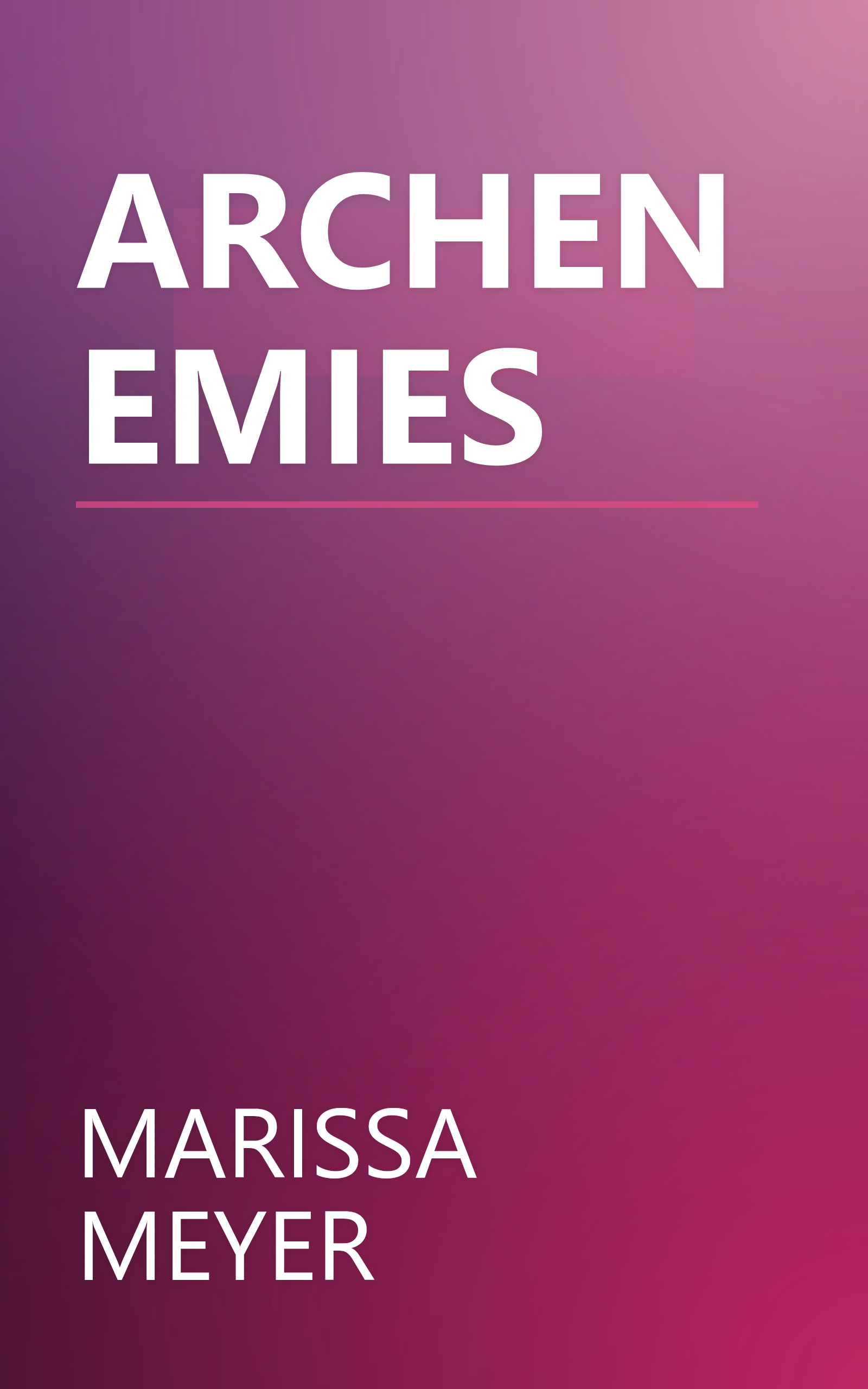 ARCHENEMIES book cover