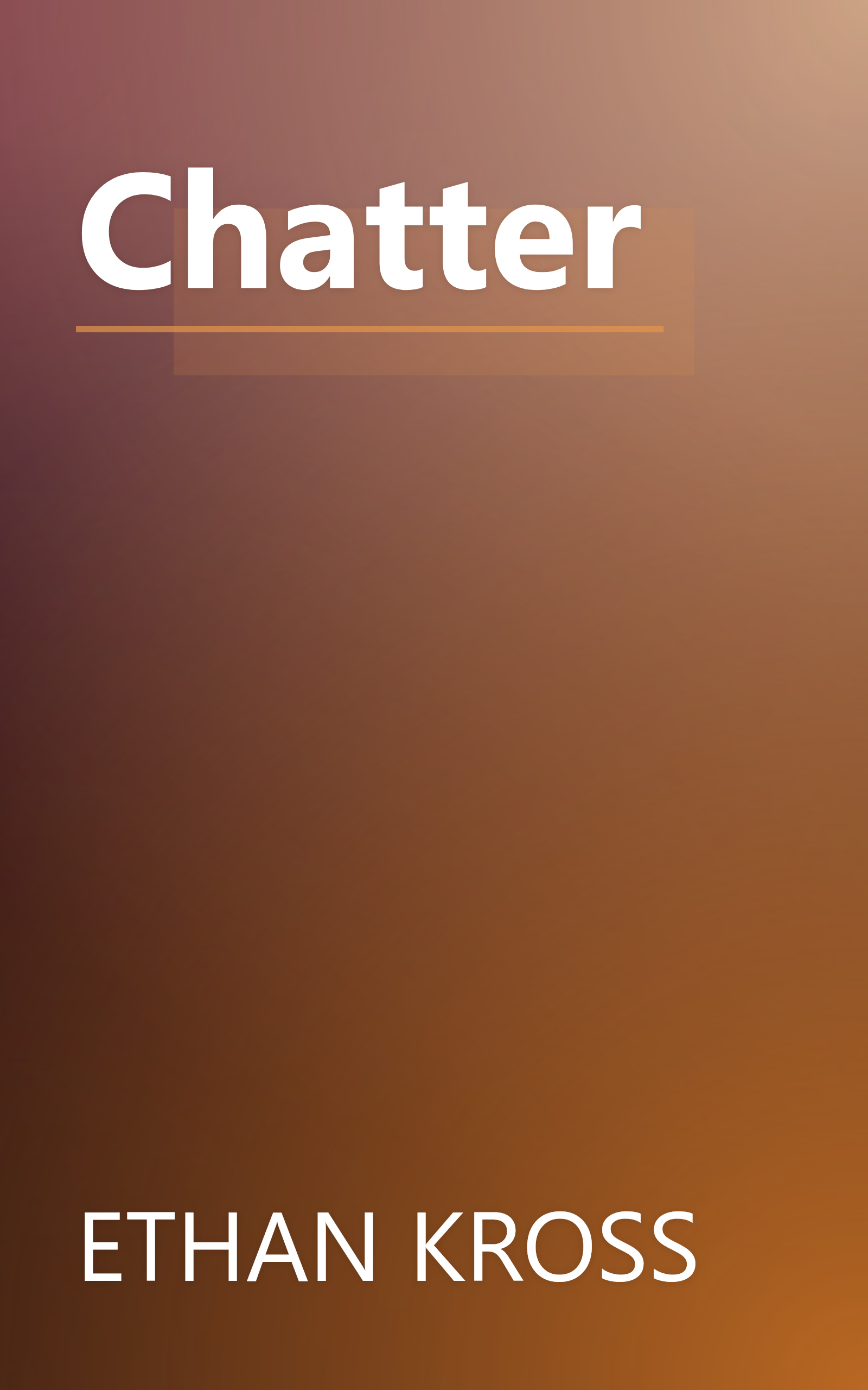 Chatter book cover