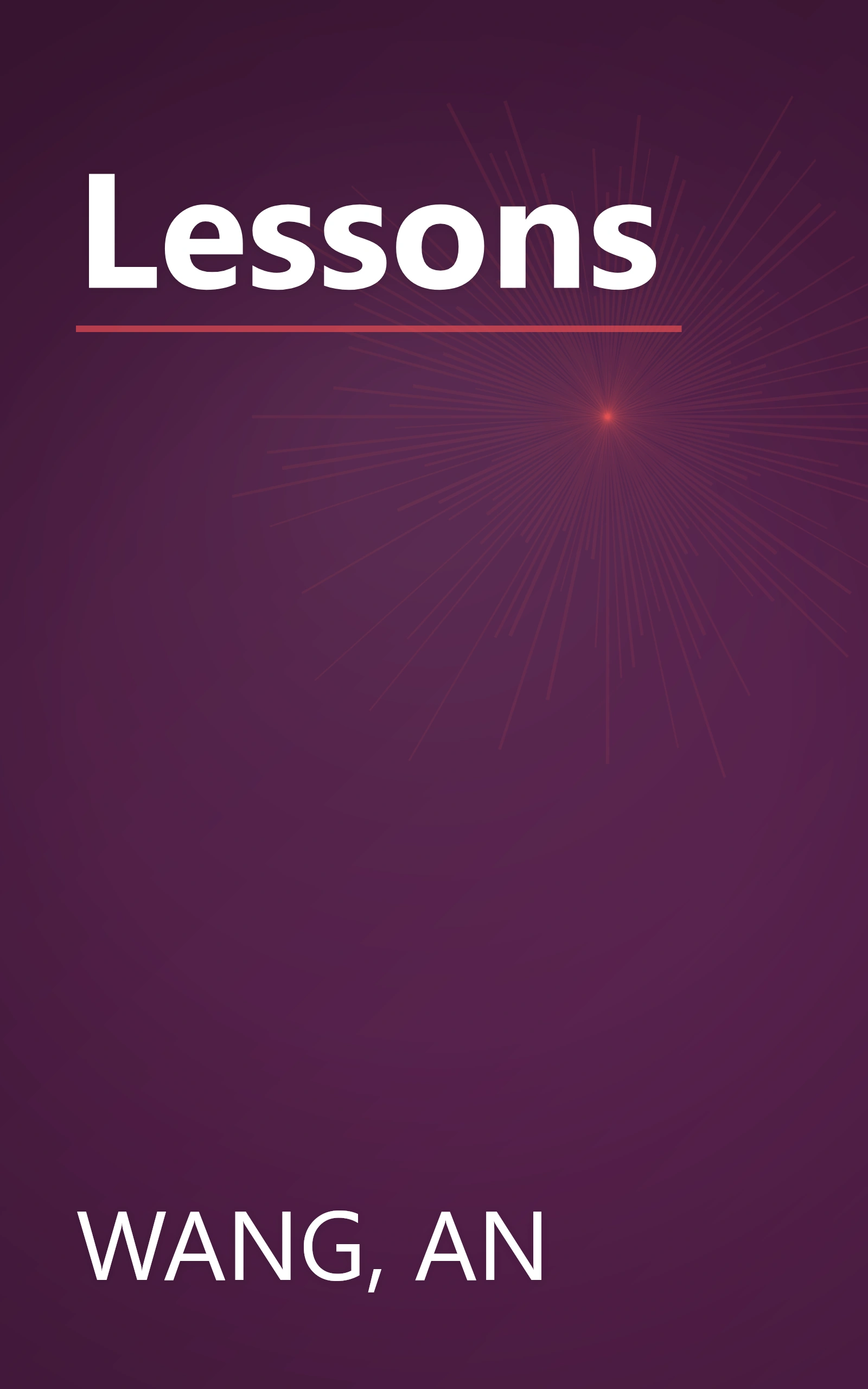 Lessons book cover