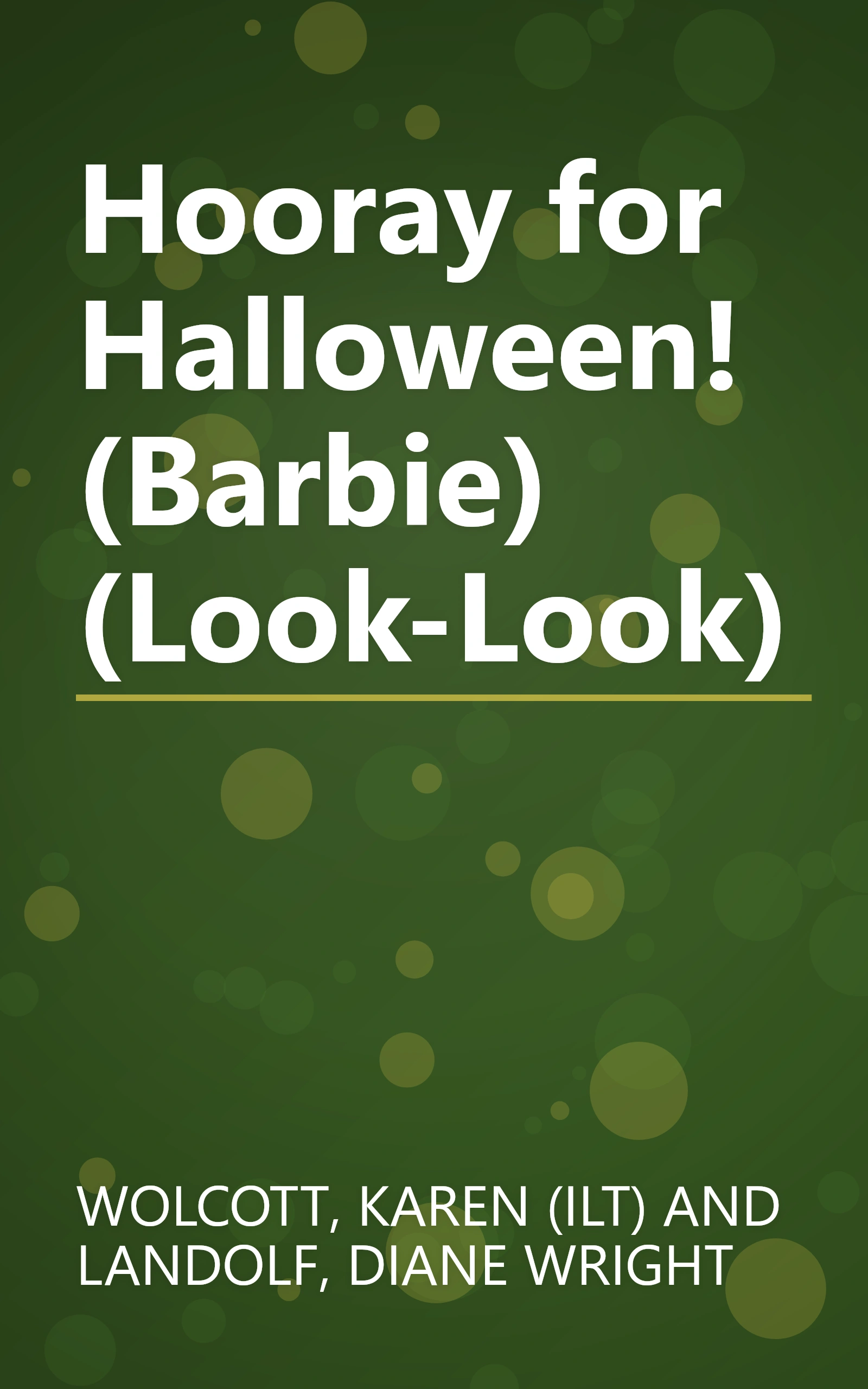 Hooray for Halloween! (Barbie) (Look-Look) book cover