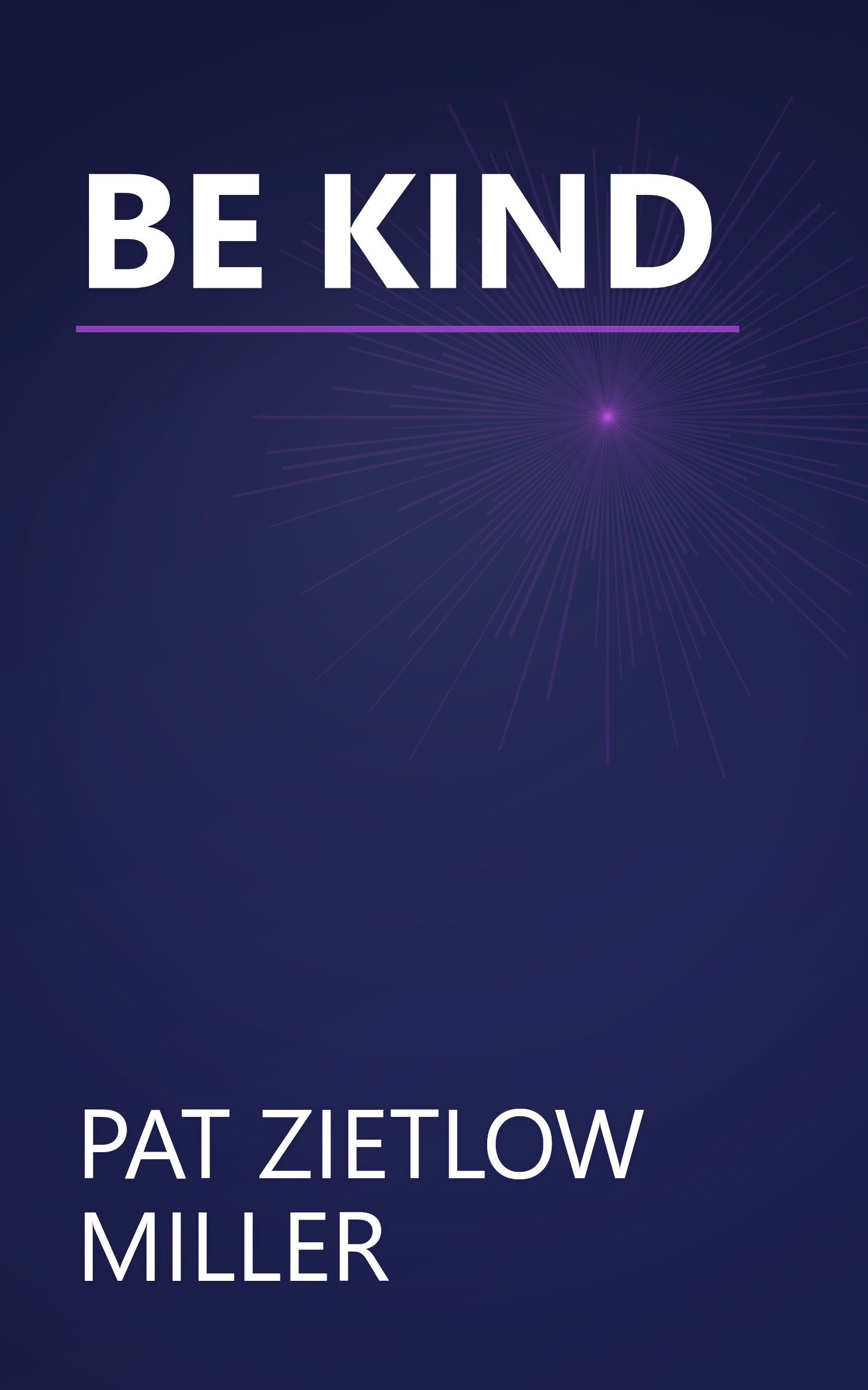 BE KIND book cover