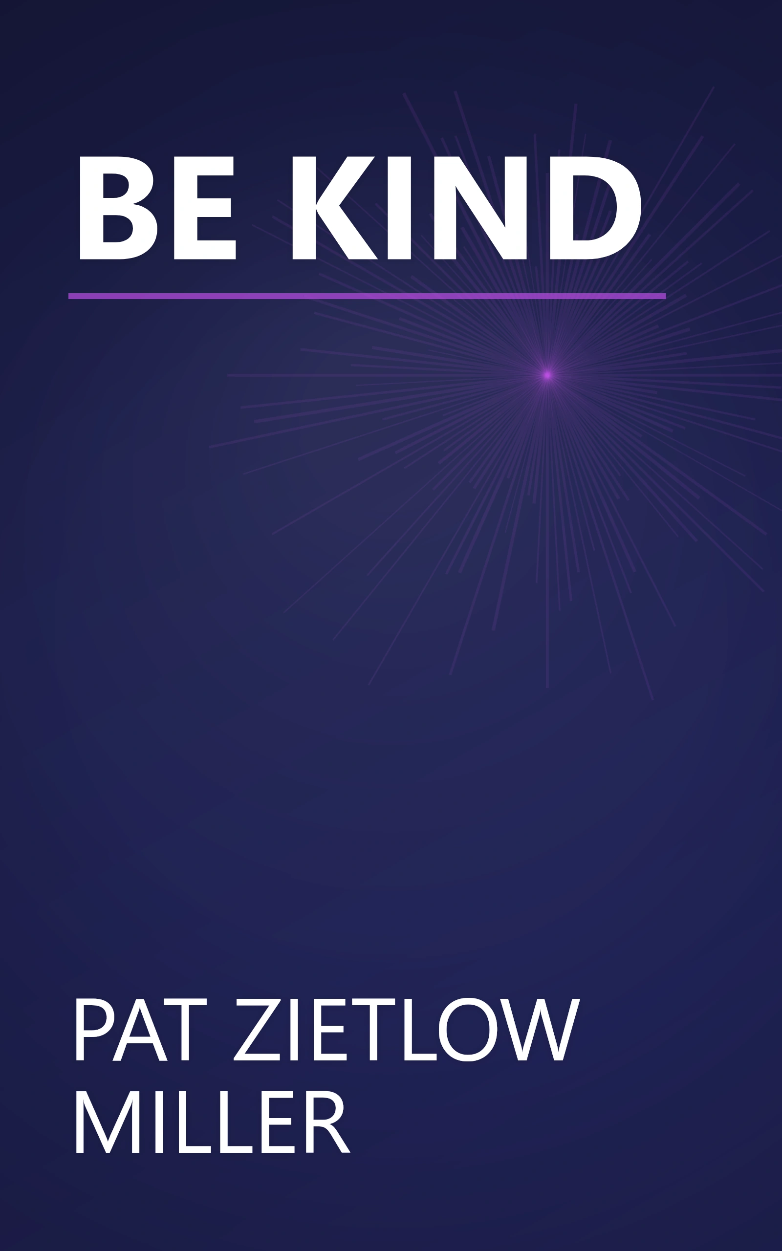 BE KIND book cover