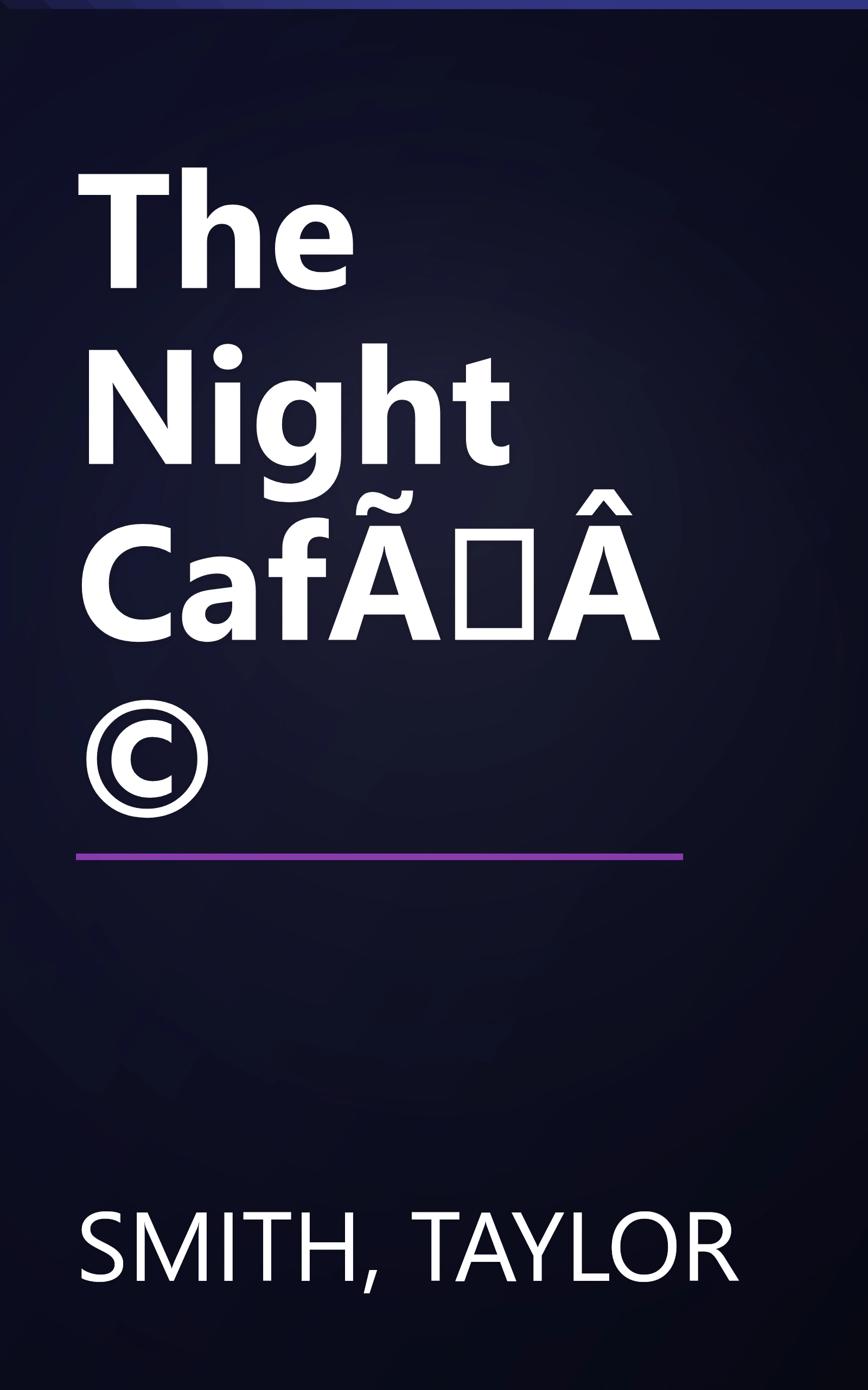 The Night CafÃÂ© book cover