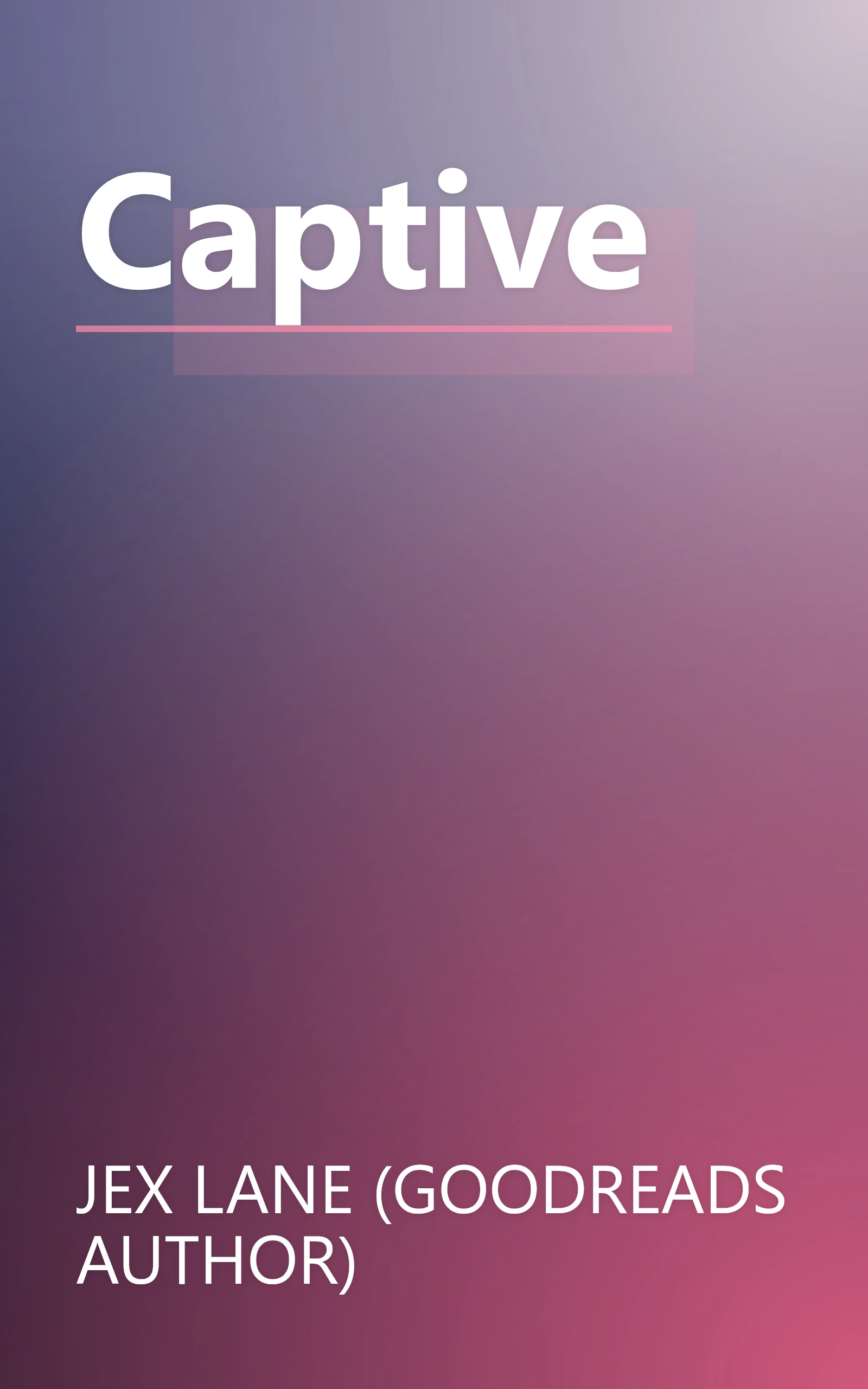 Captive book cover