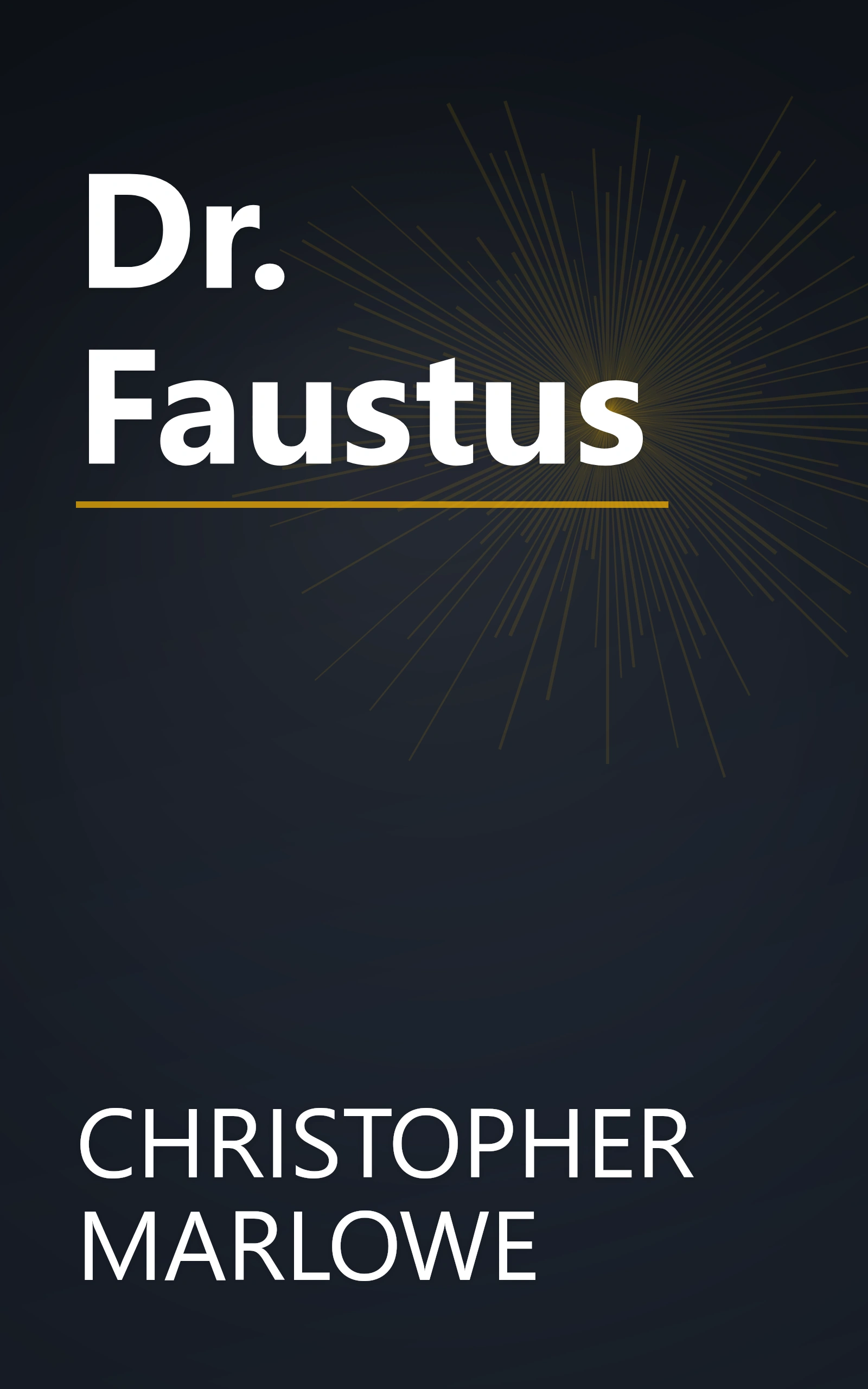 Dr. Faustus book cover