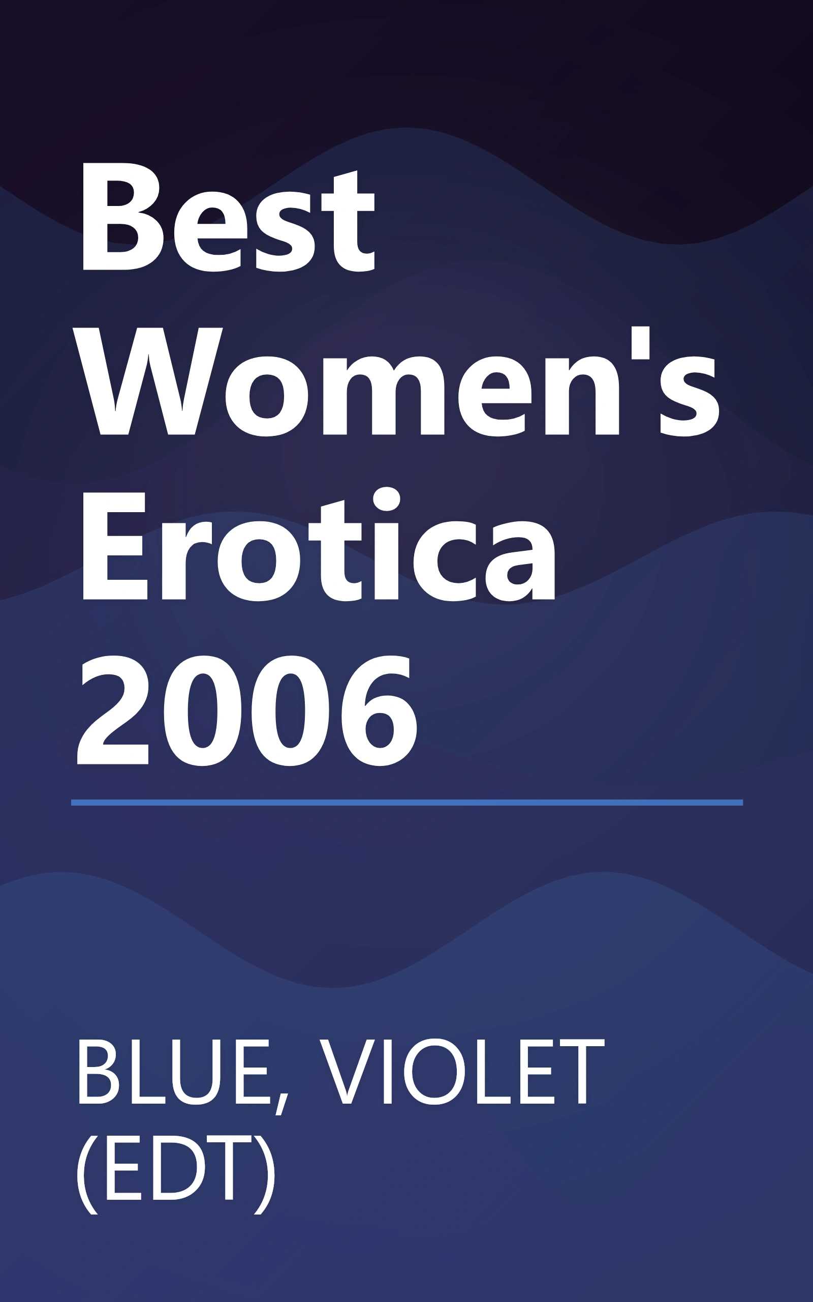 Best Women's Erotica 2006 book cover