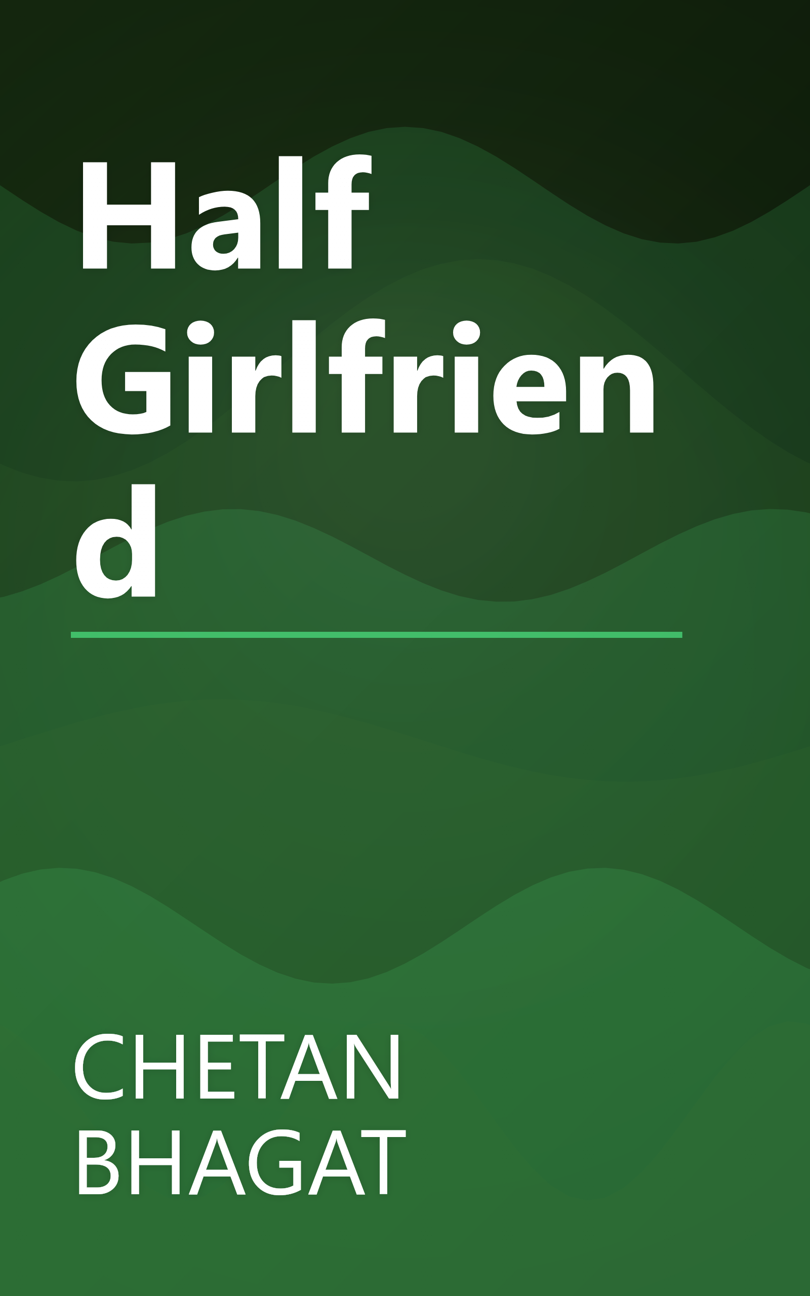 Half Girlfriend book cover
