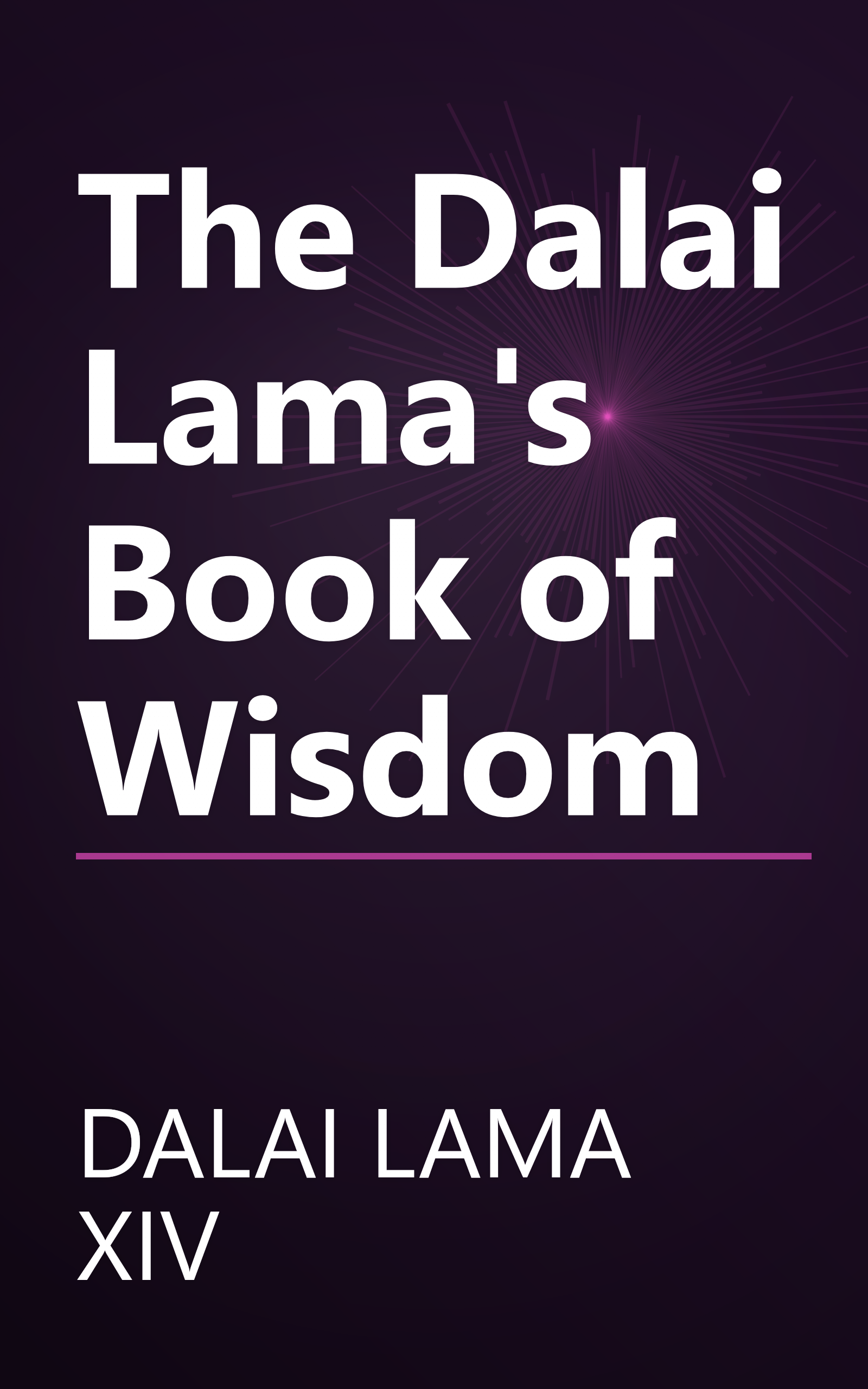 The Dalai Lama's Book of Wisdom book cover