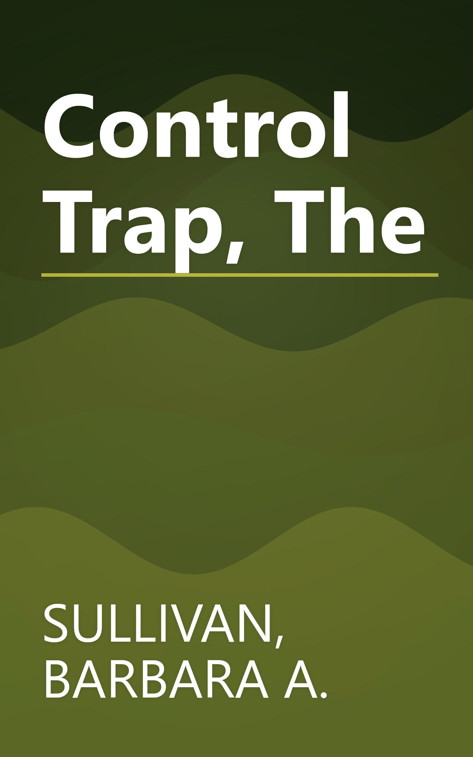Control Trap, The book cover