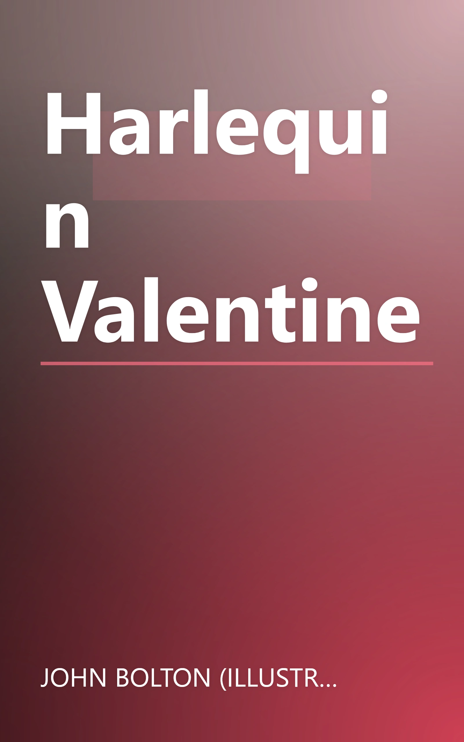 Harlequin Valentine book cover