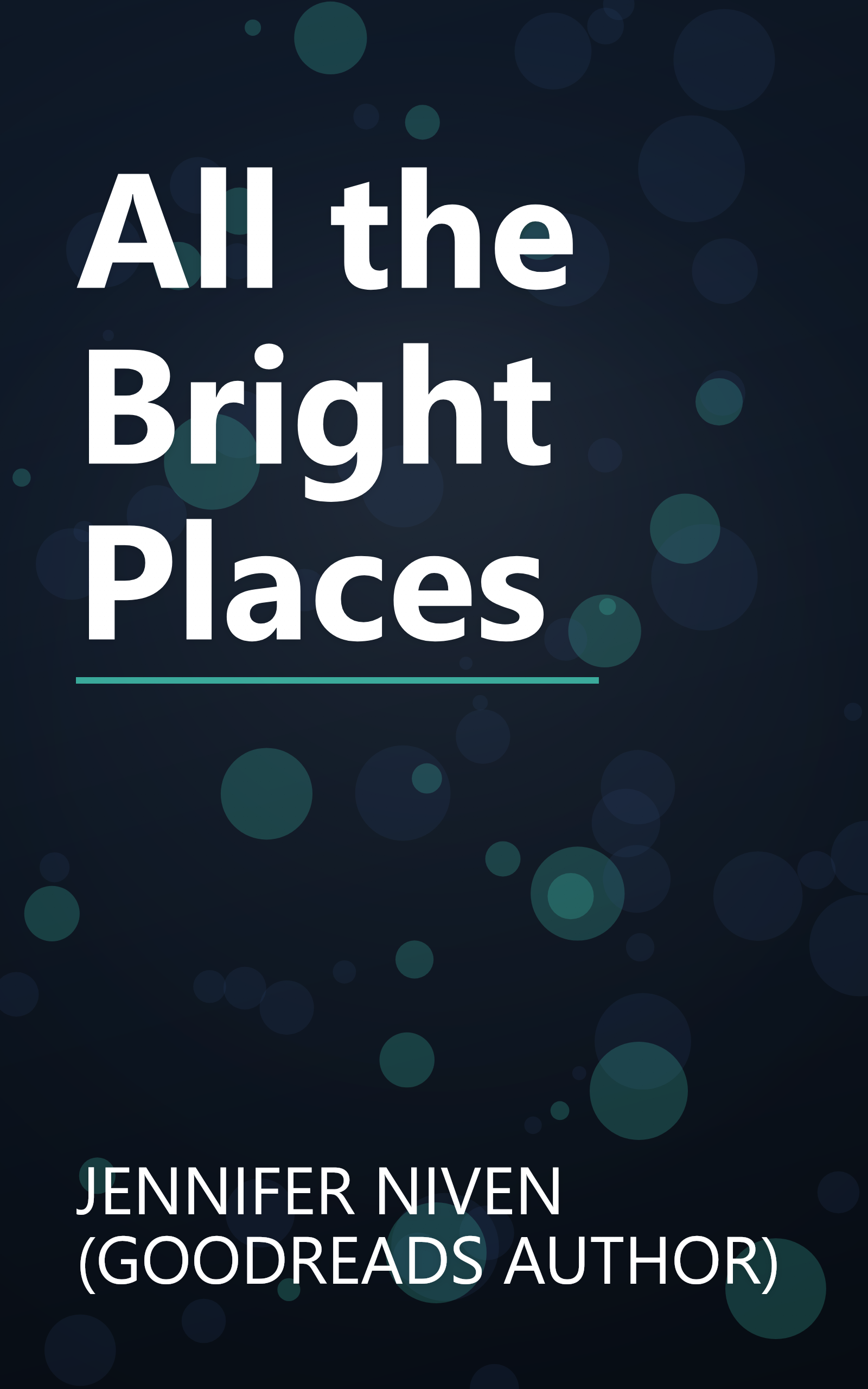 All the Bright Places book cover