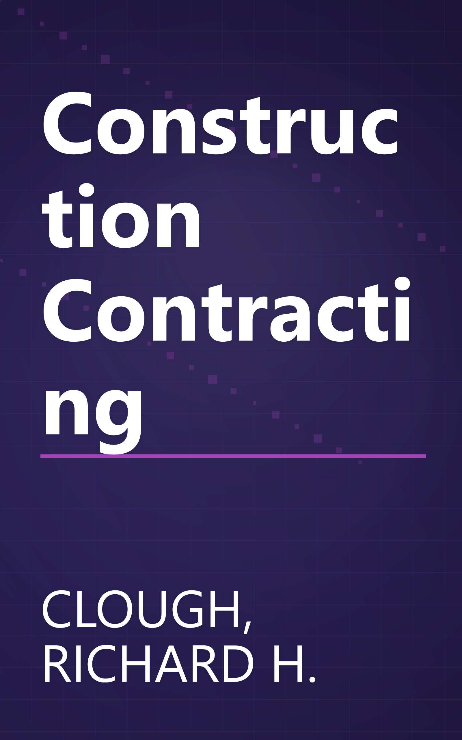 Construction Contracting book cover