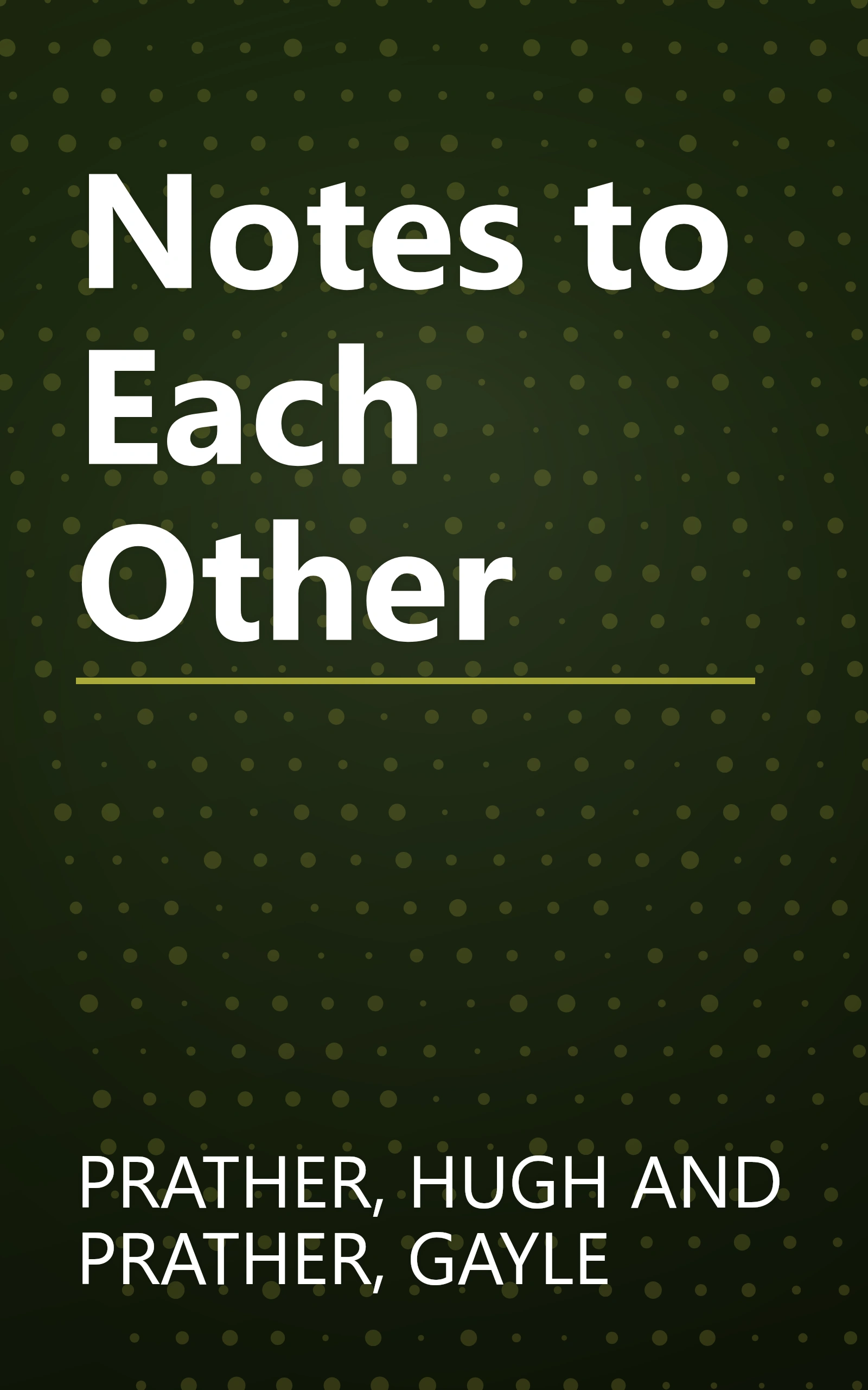 Notes to Each Other book cover