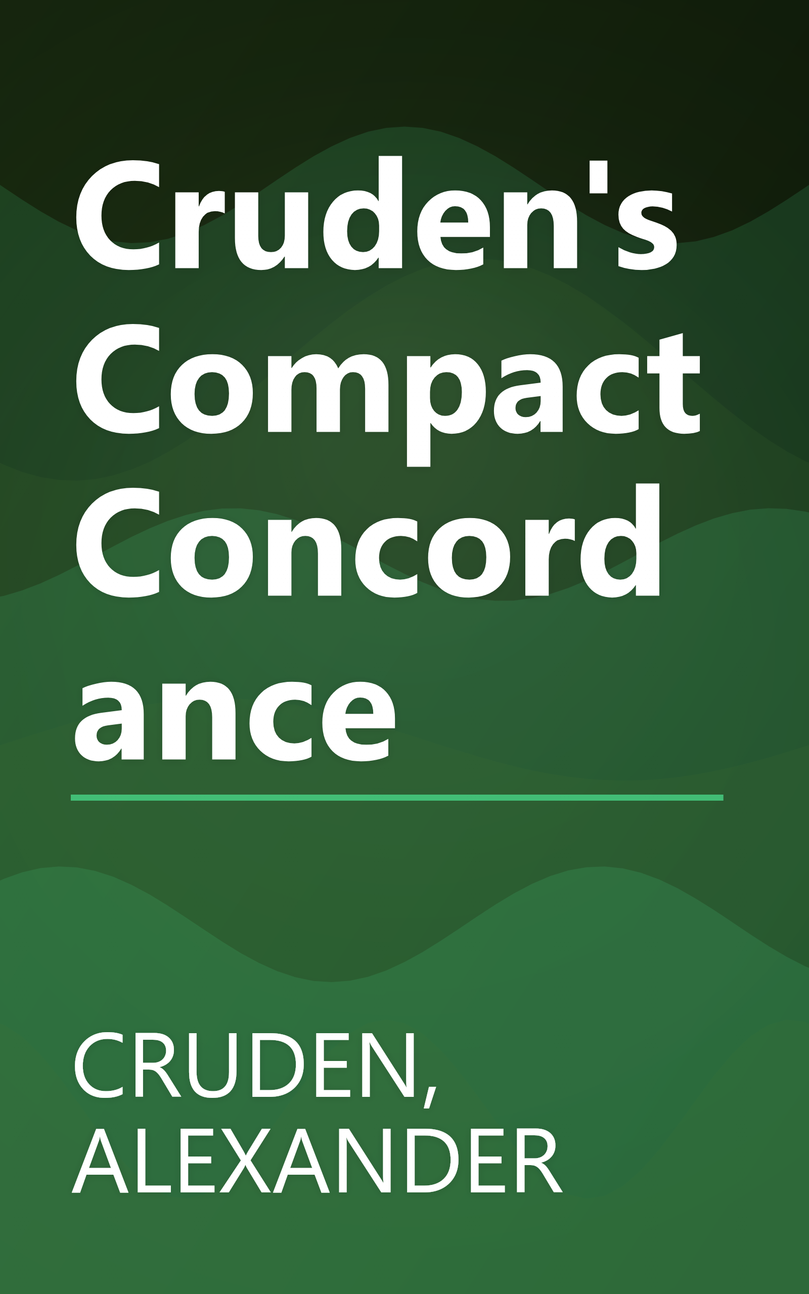 Cruden's Compact Concordance book cover
