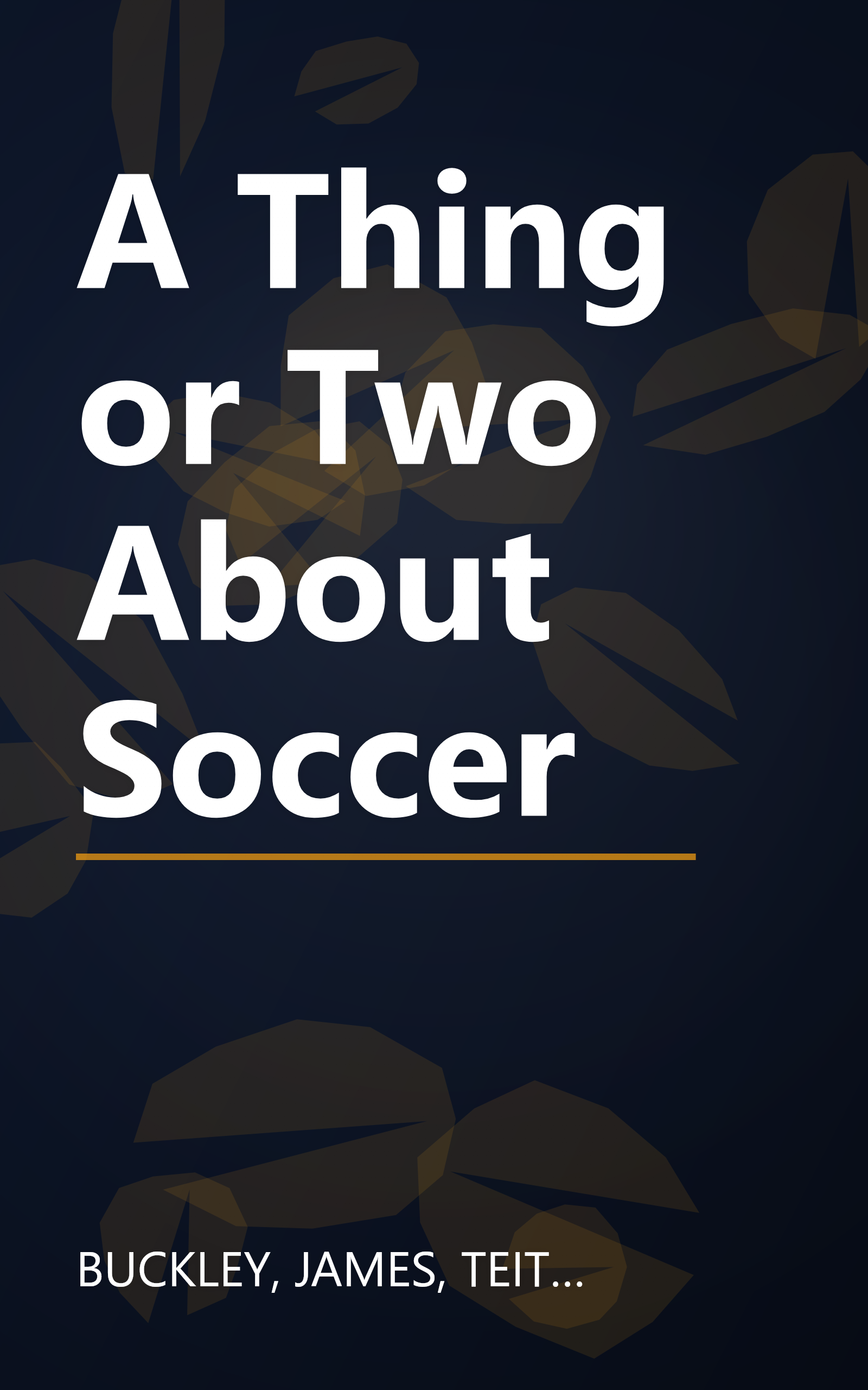 A Thing or Two About Soccer book cover