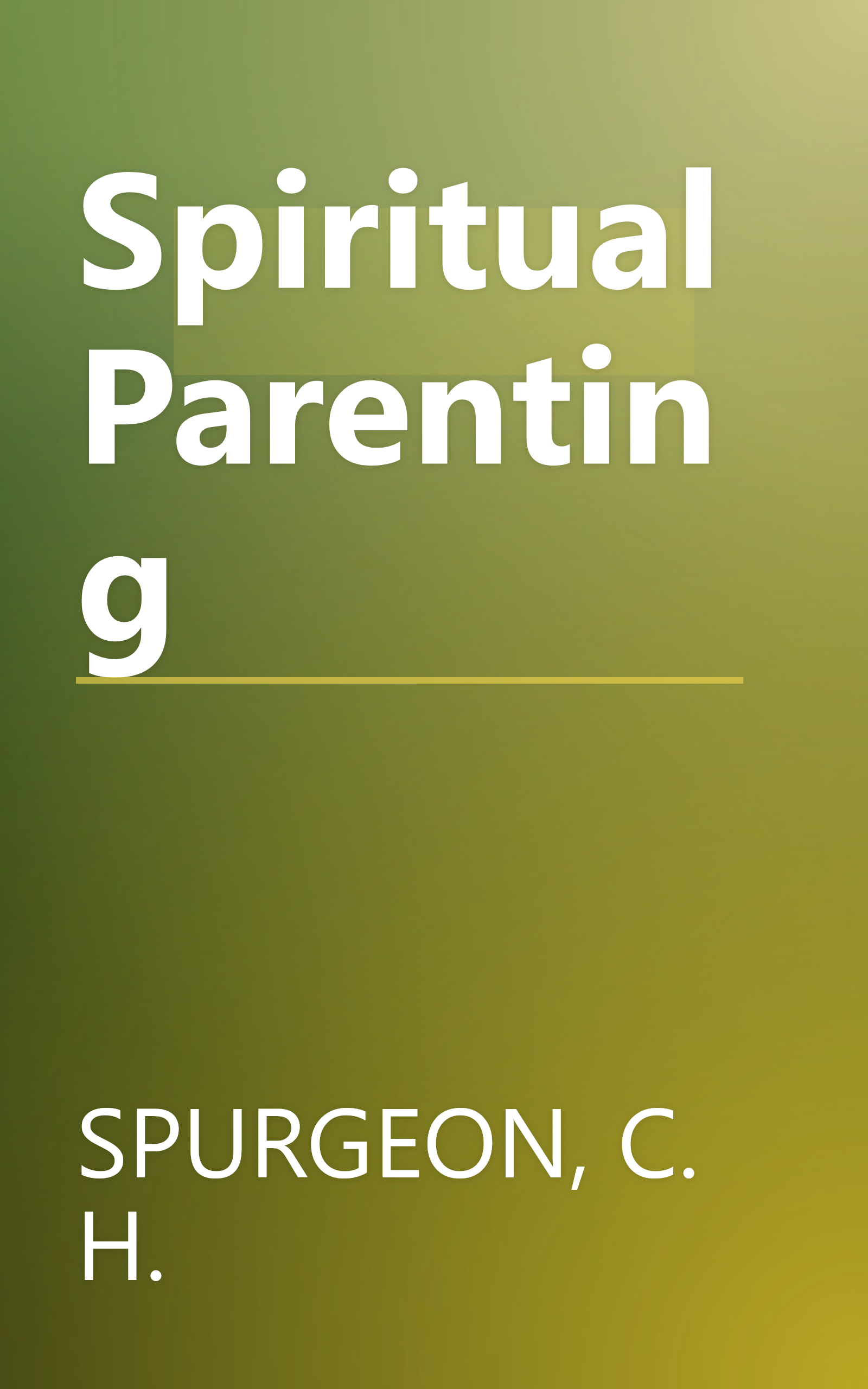 Spiritual Parenting book cover