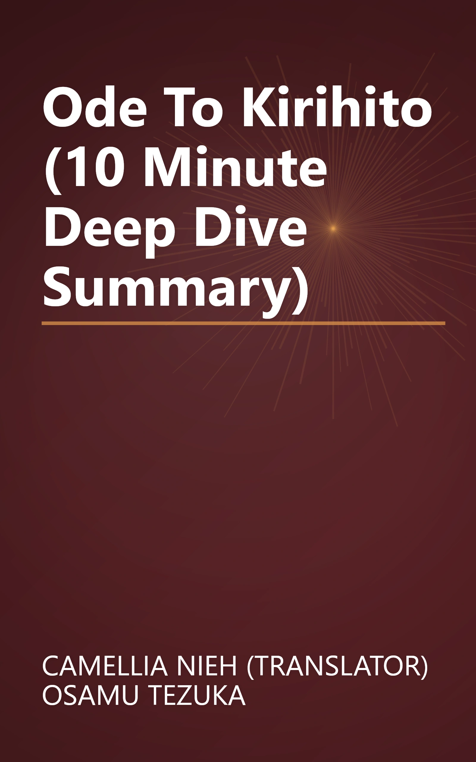 Ode To Kirihito (10 Minute   Deep Dive Summary) book cover