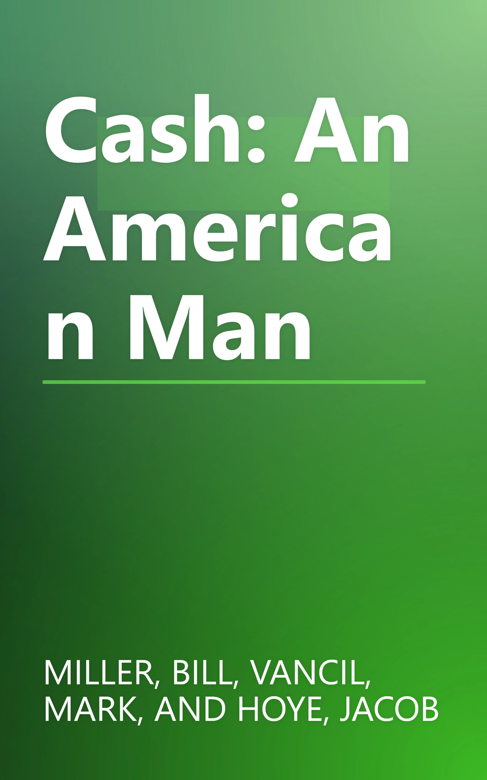 Cash: An American Man book cover