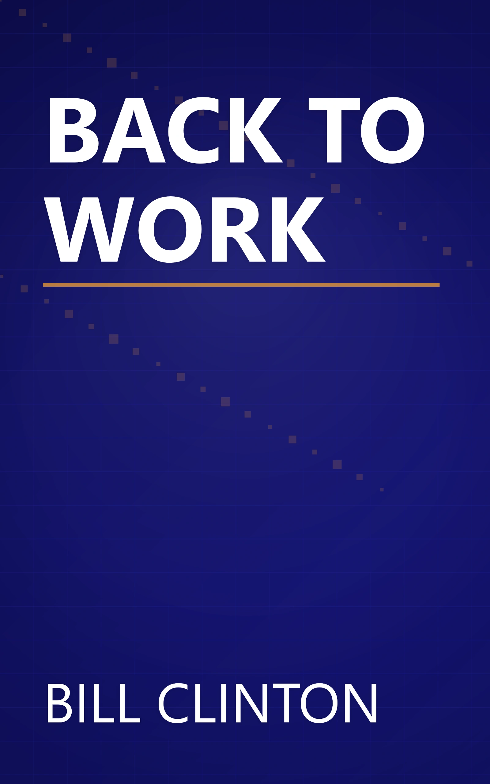 BACK TO WORK book cover