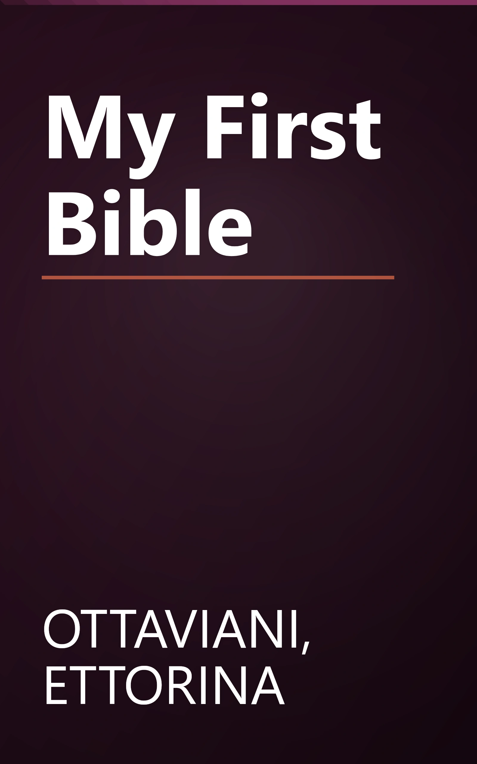 My First Bible book cover
