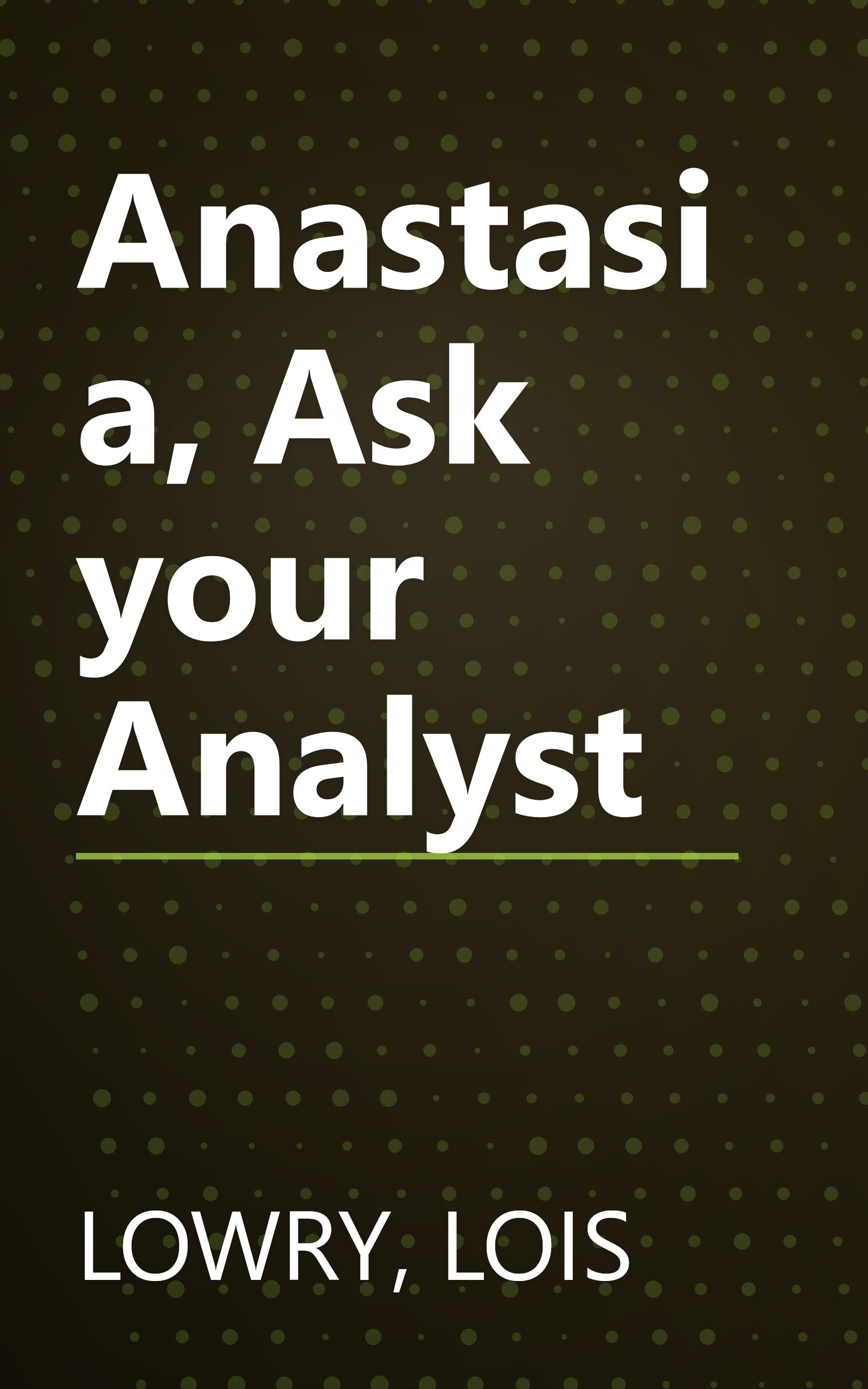 Anastasia, Ask your Analyst book cover