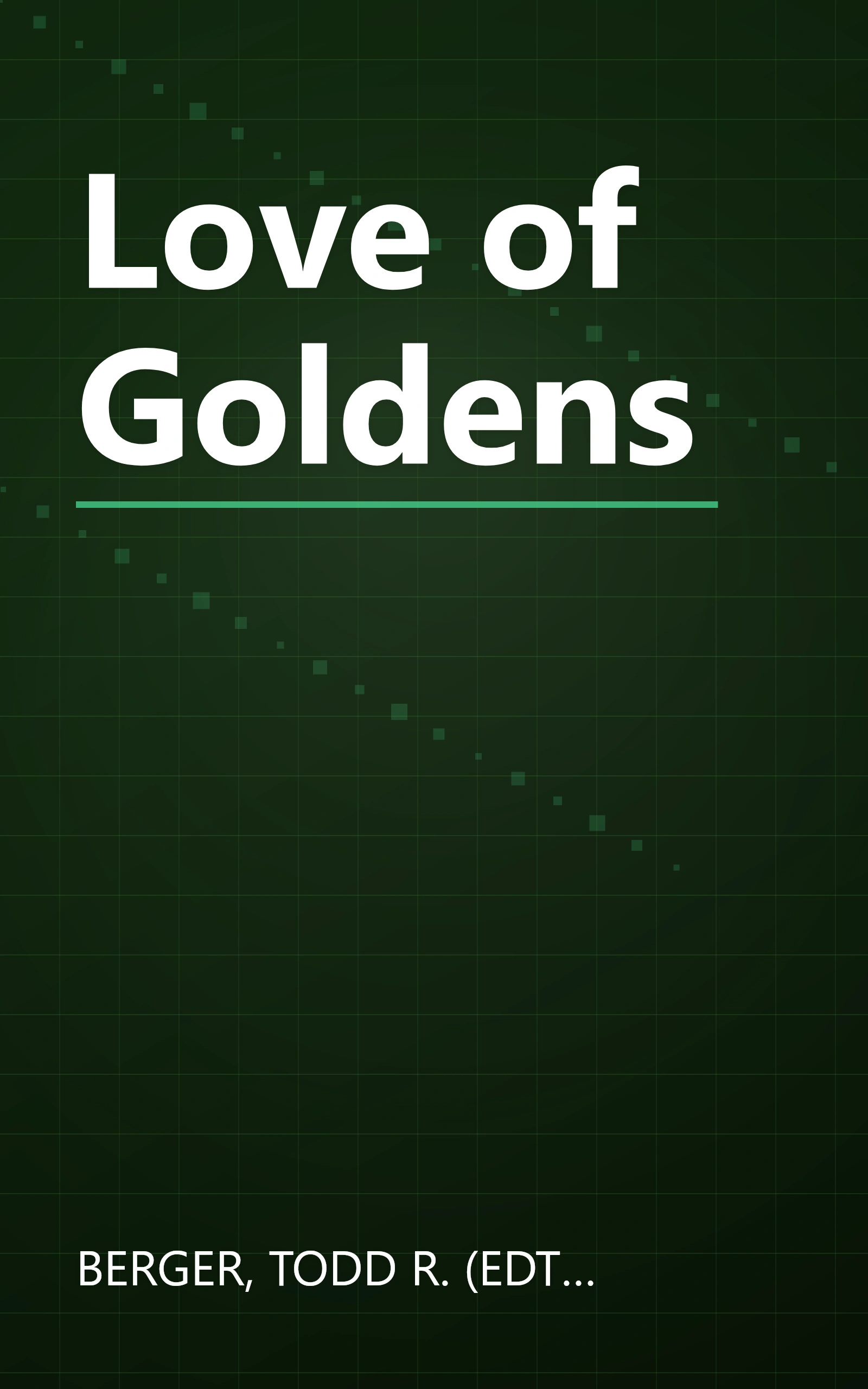 Love of Goldens book cover