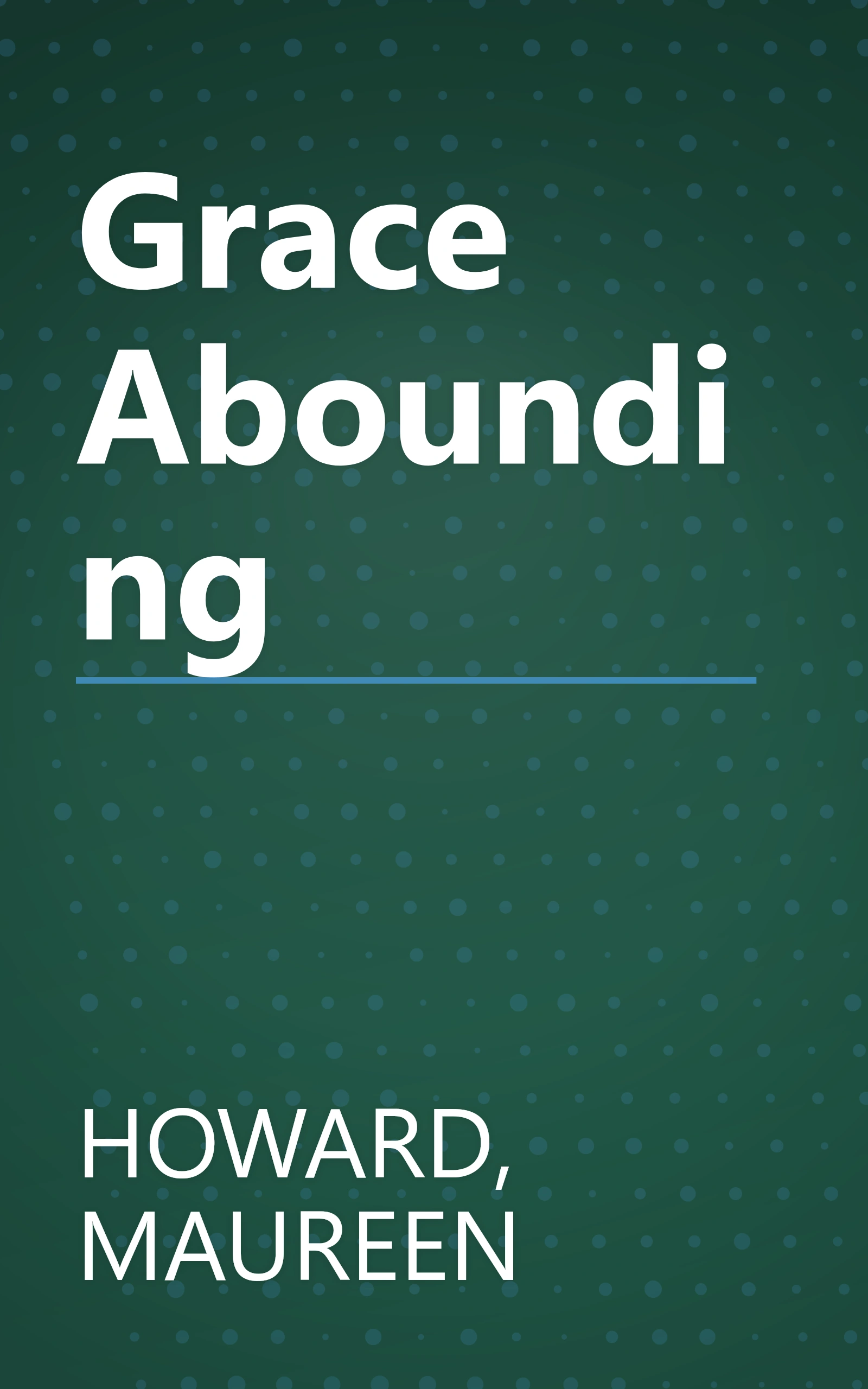 Grace Abounding book cover