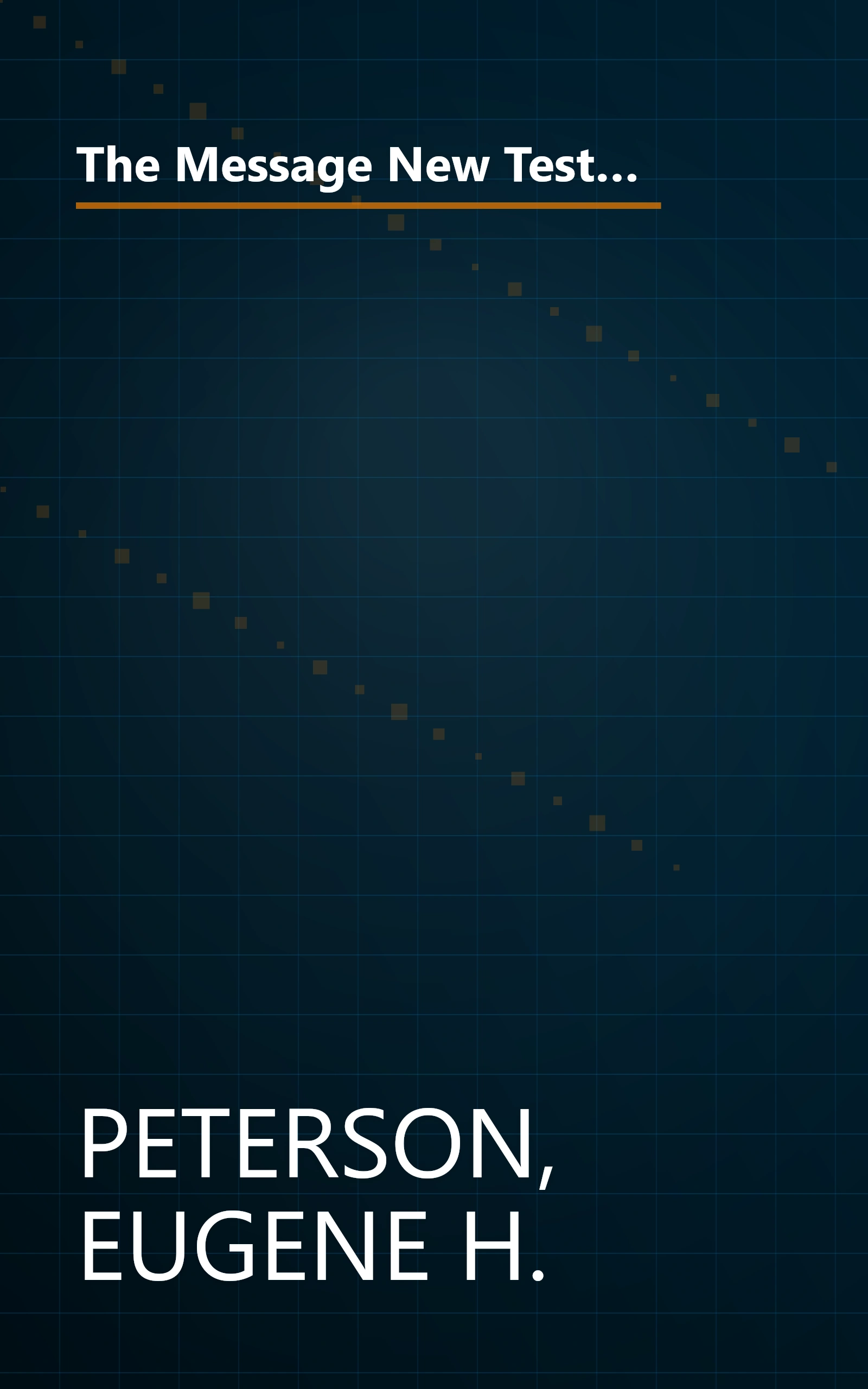 The Message New Testament with Psalms and Proverbs, Pocket (Softcover, Boardwalk Sunrise): The New Testament in Contemporary Language book cover