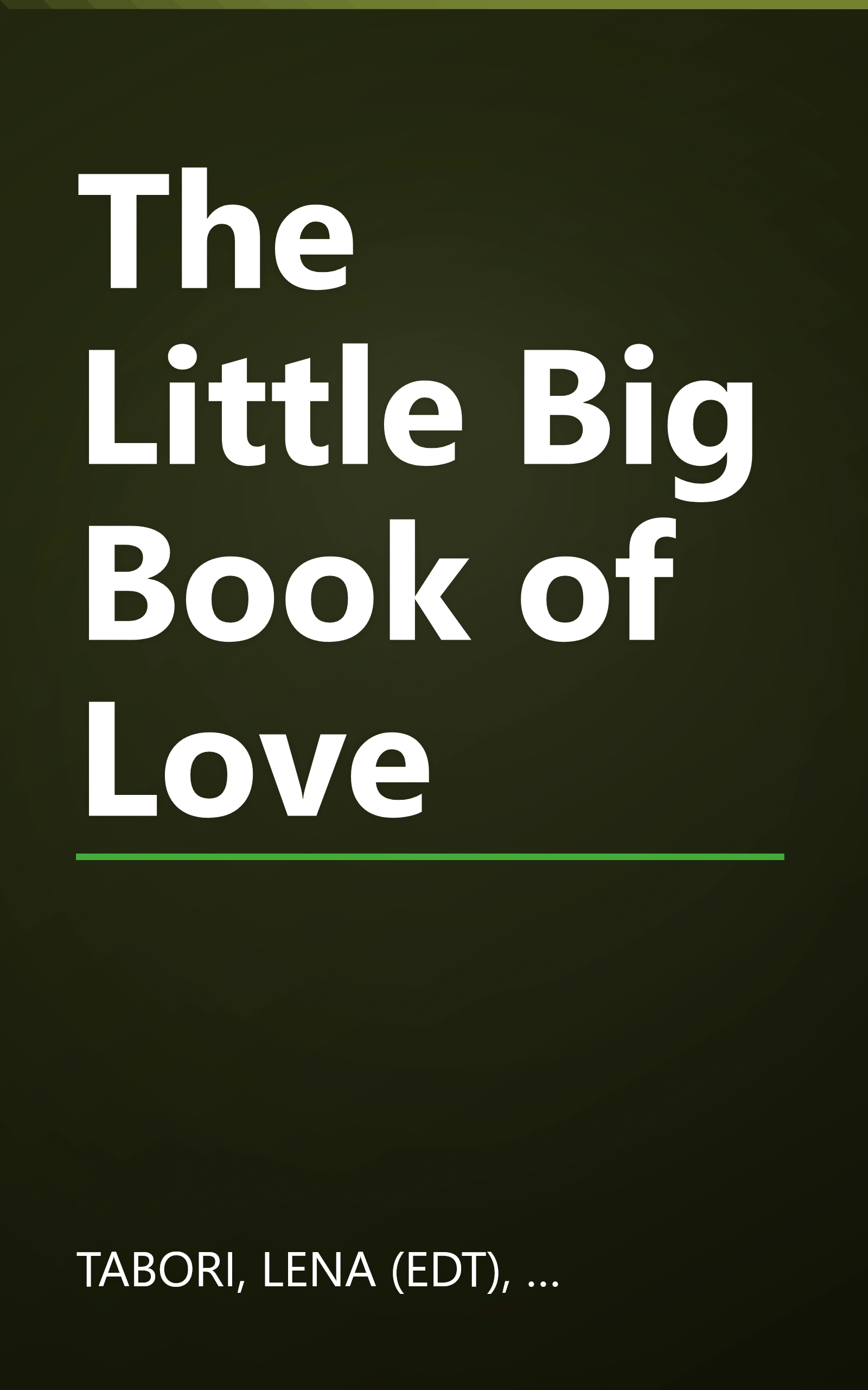 The Little Big Book of Love book cover