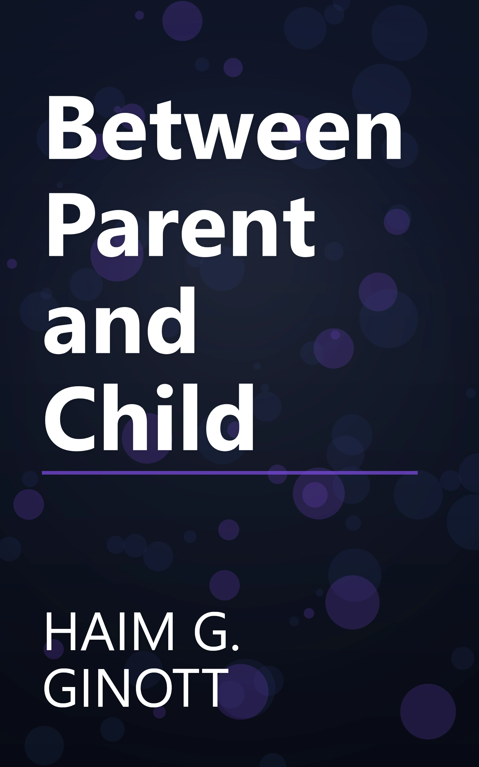Between Parent and Child book cover