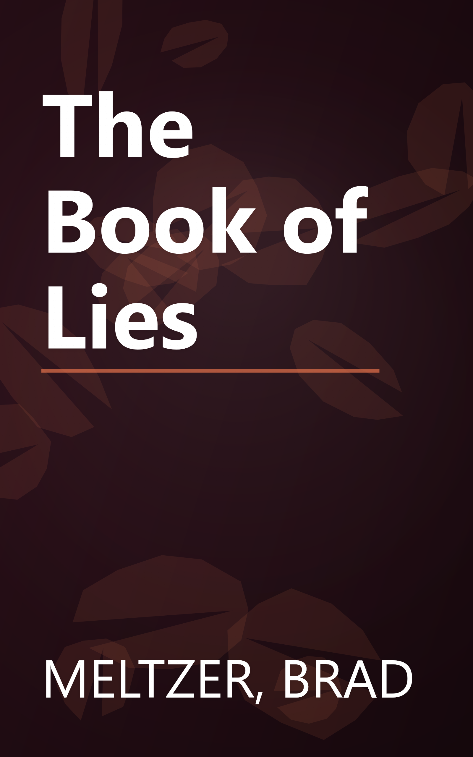 The Book of Lies book cover