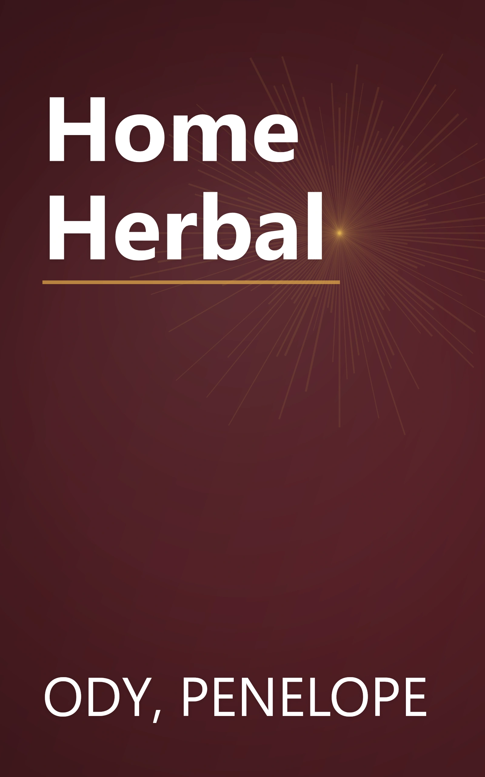 Home Herbal book cover