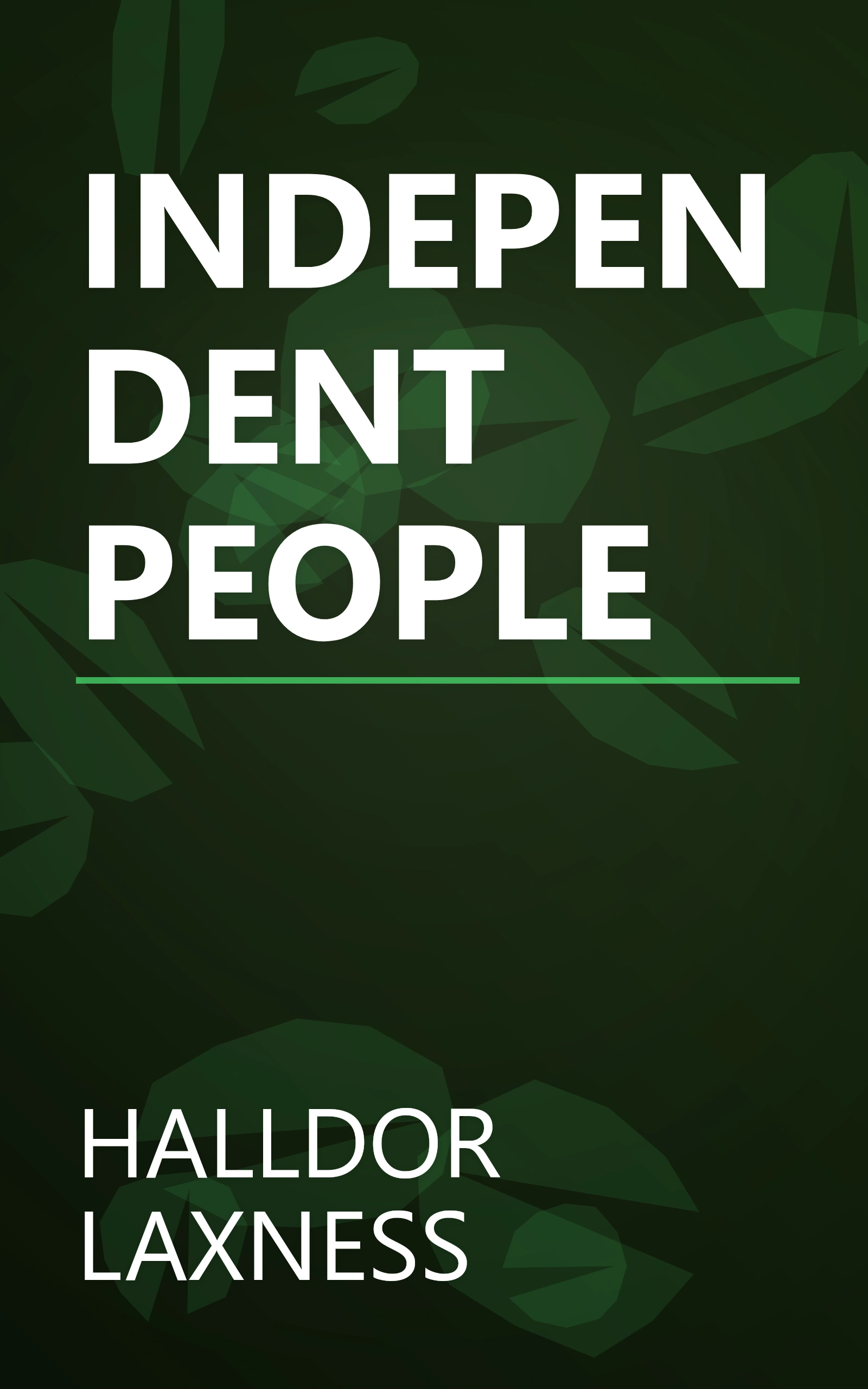 INDEPENDENT PEOPLE book cover