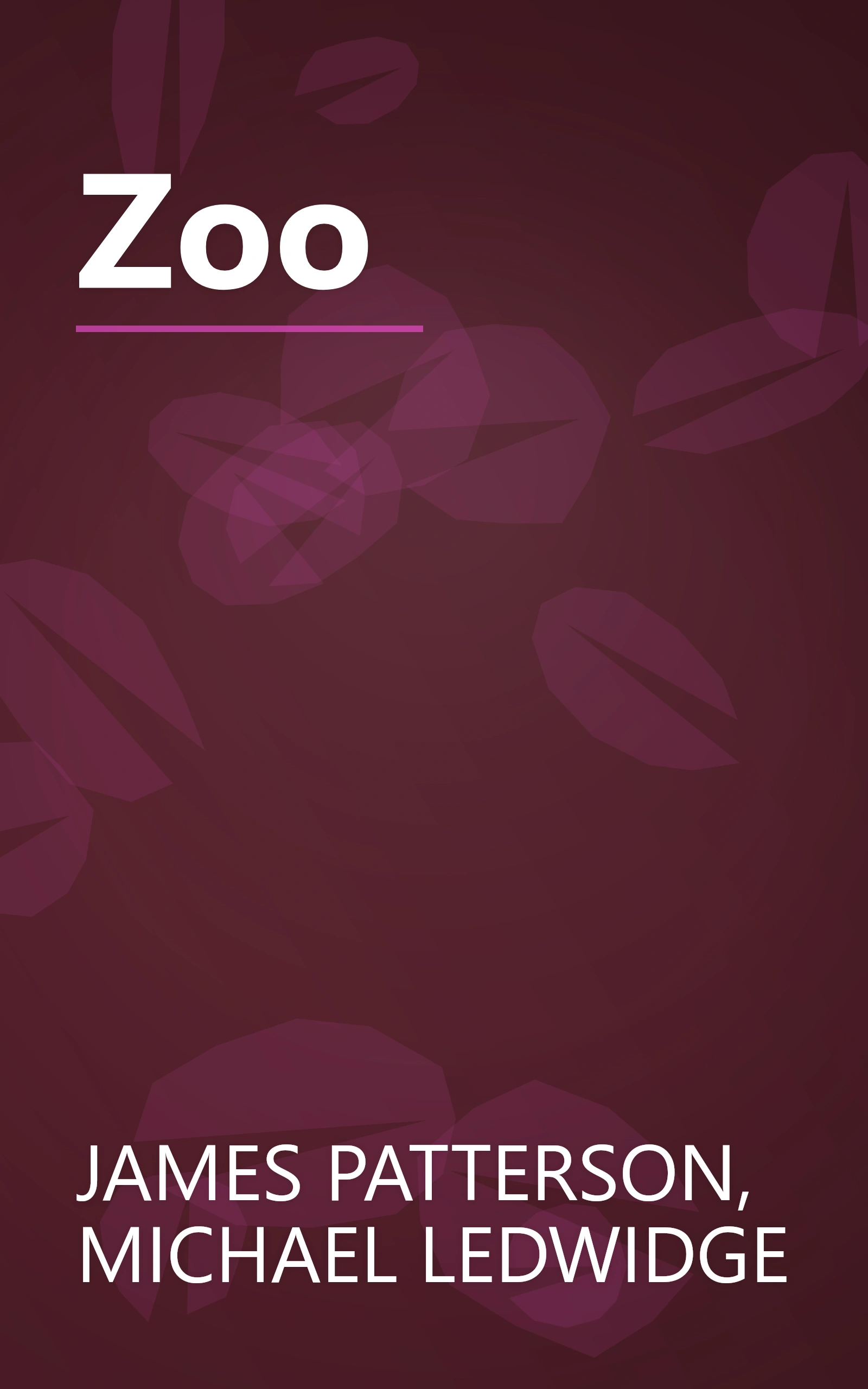 Zoo book cover