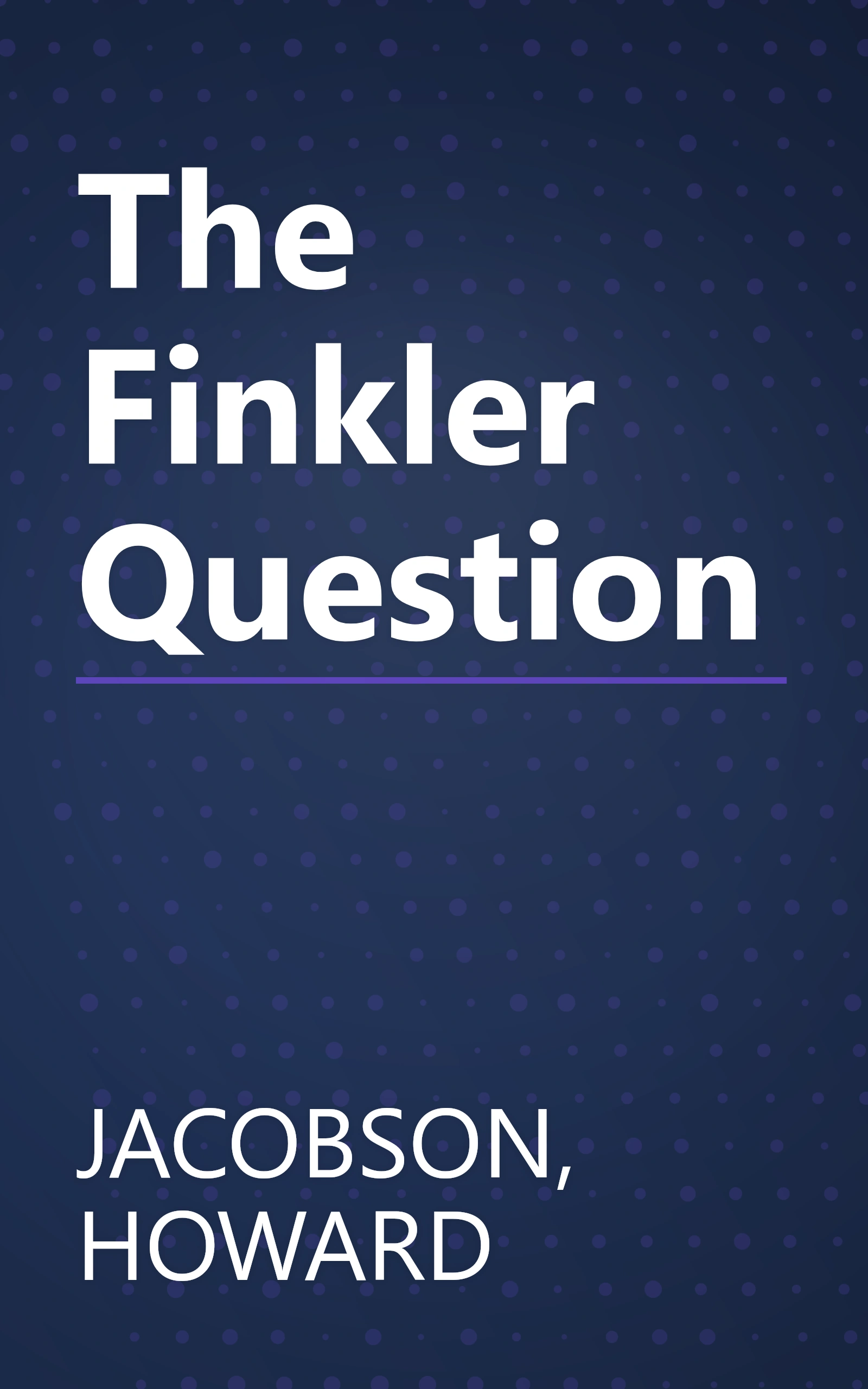 The Finkler Question book cover