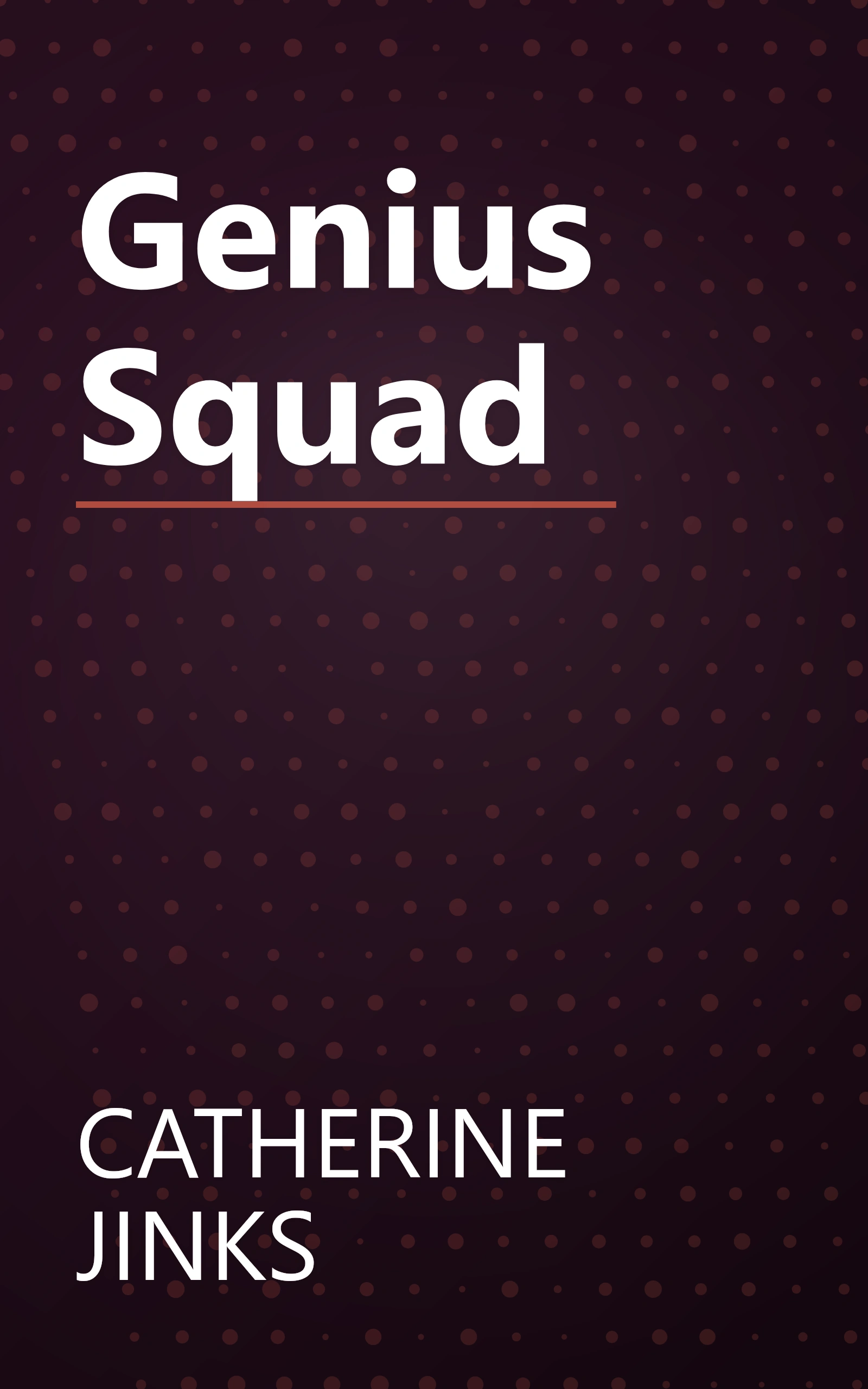 Genius Squad book cover