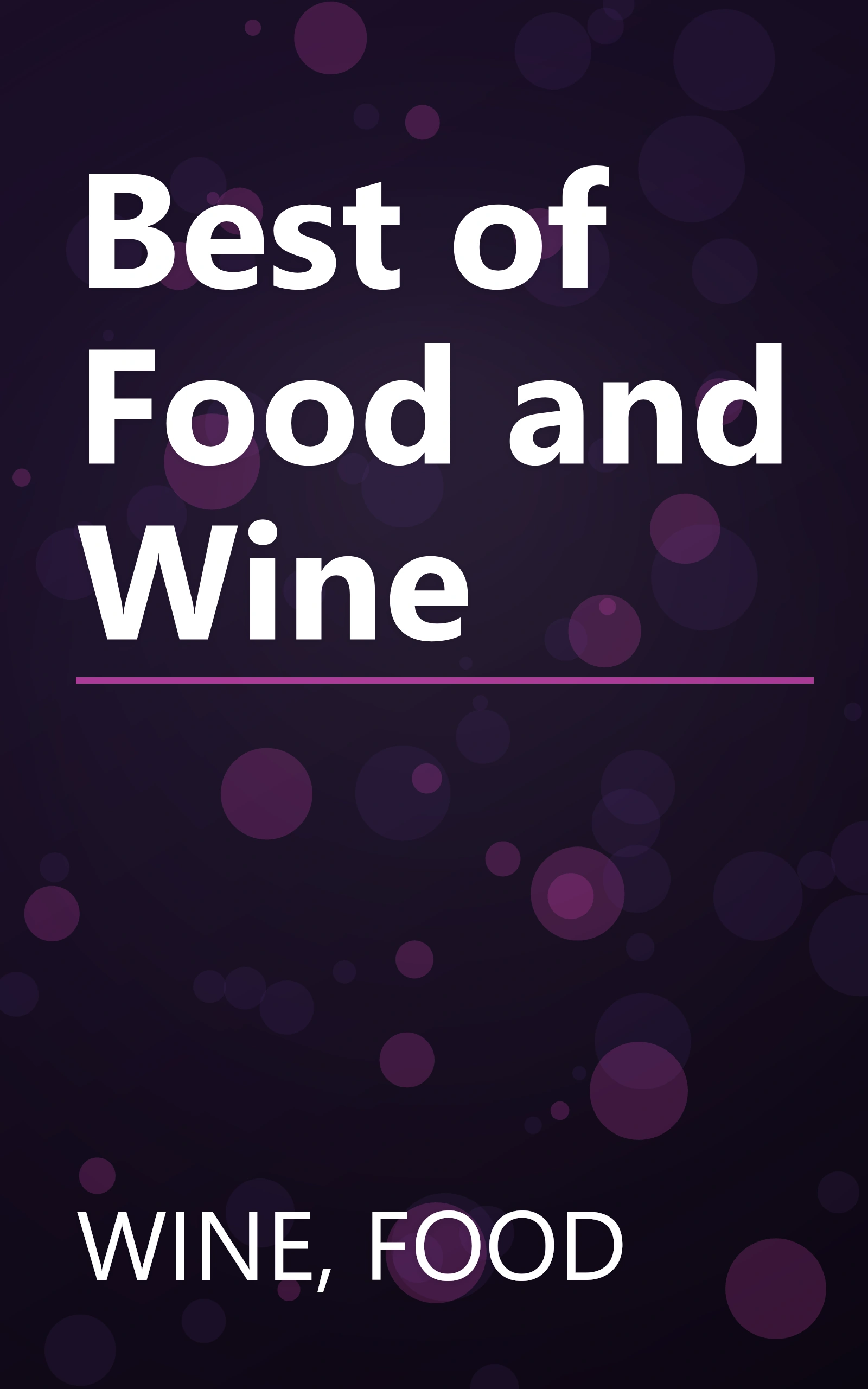 Best of Food and Wine book cover
