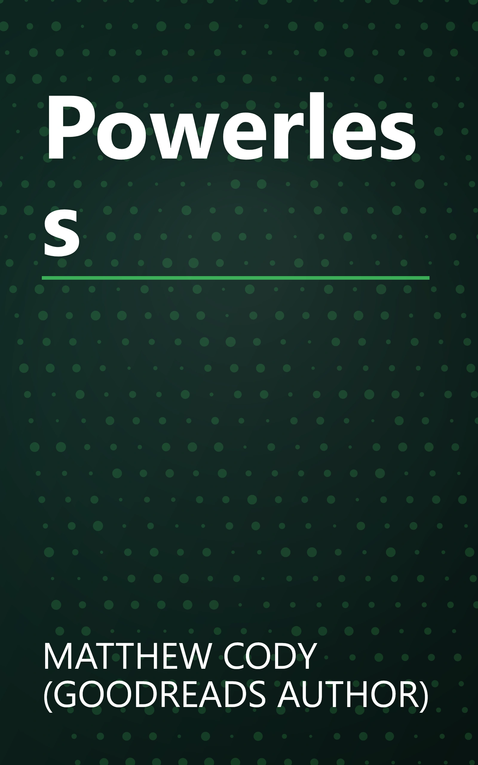 Powerless book cover