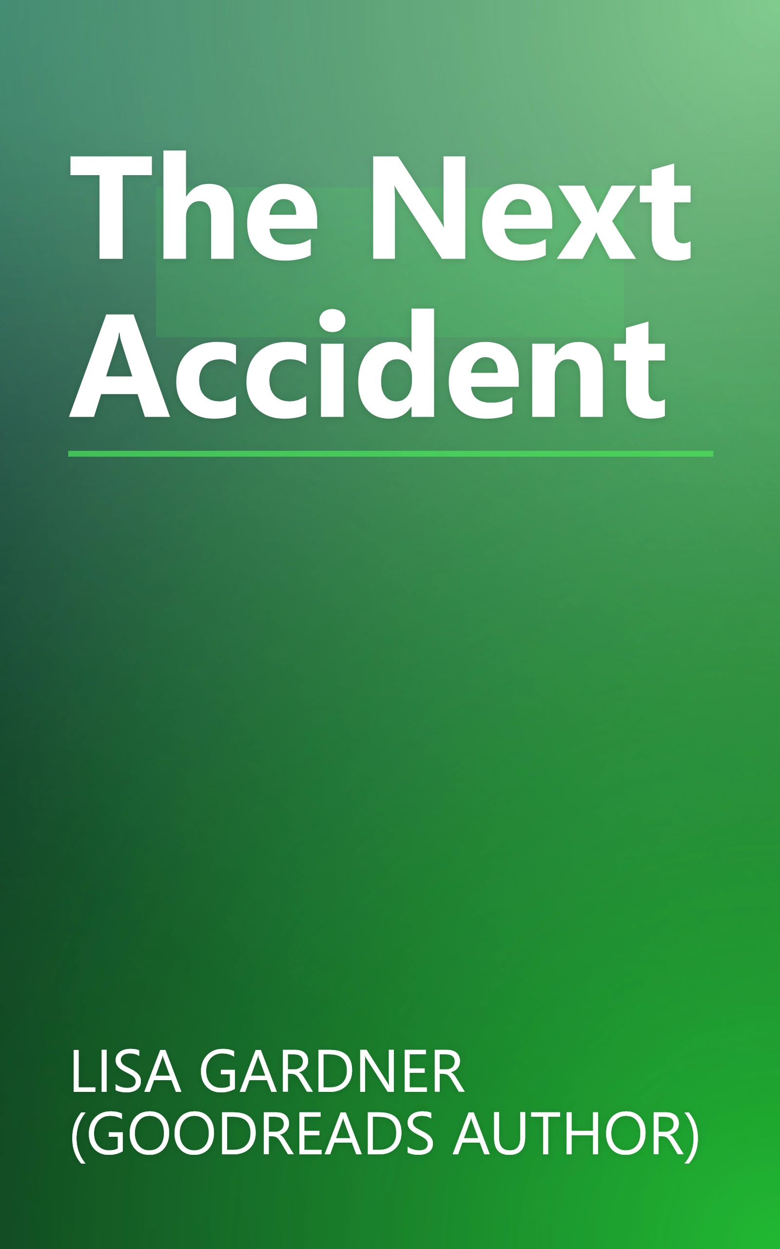 The Next Accident book cover