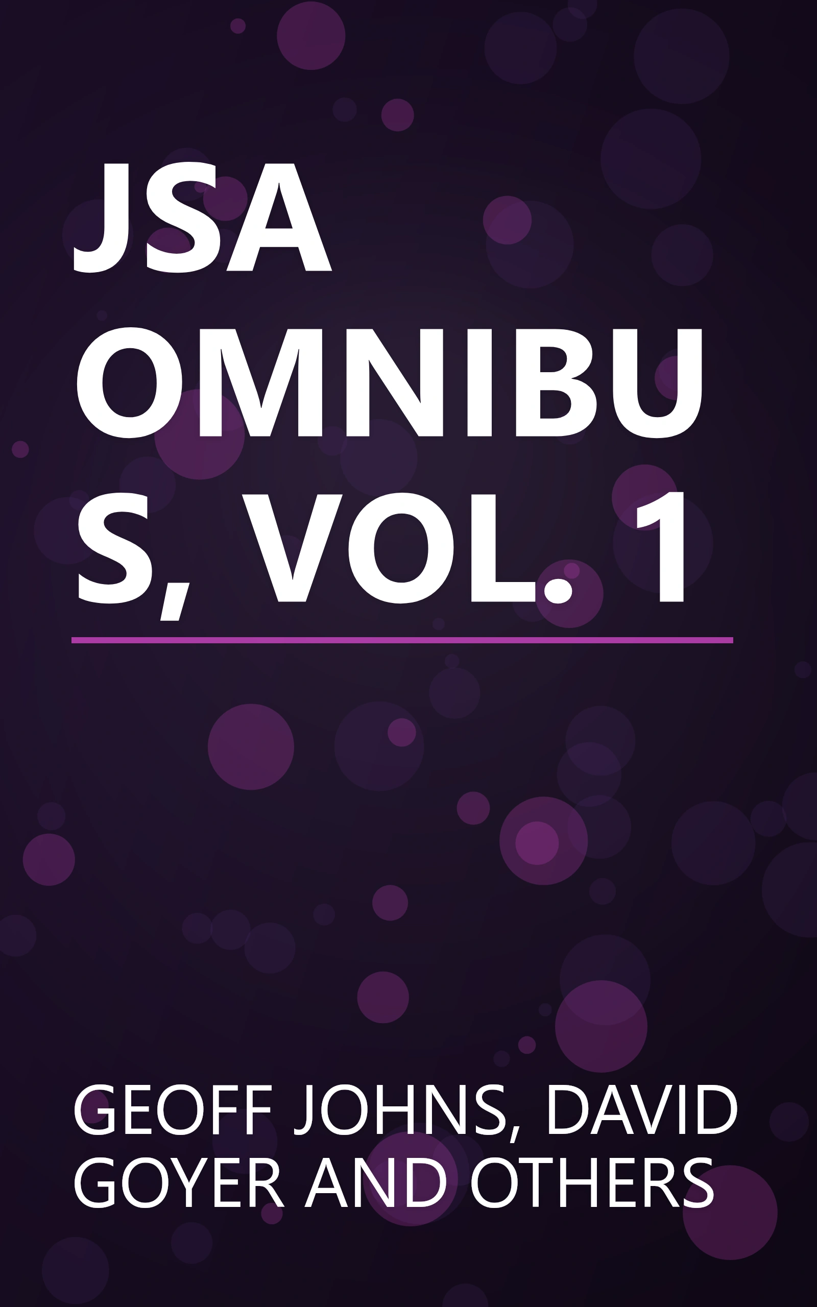 JSA OMNIBUS, VOL. 1 book cover