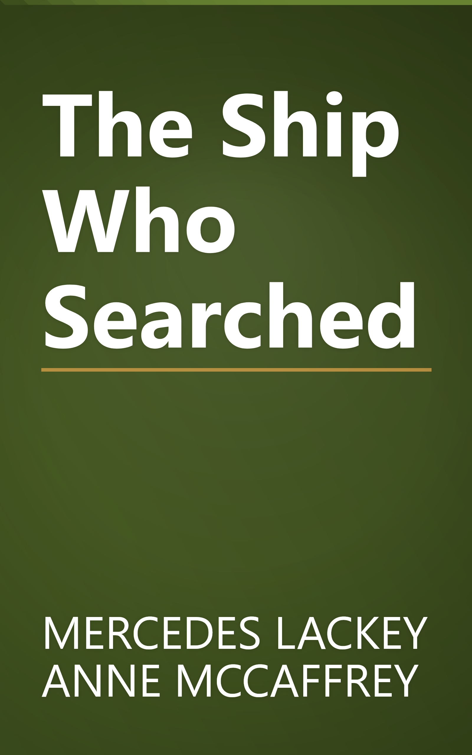 The Ship Who Searched book cover